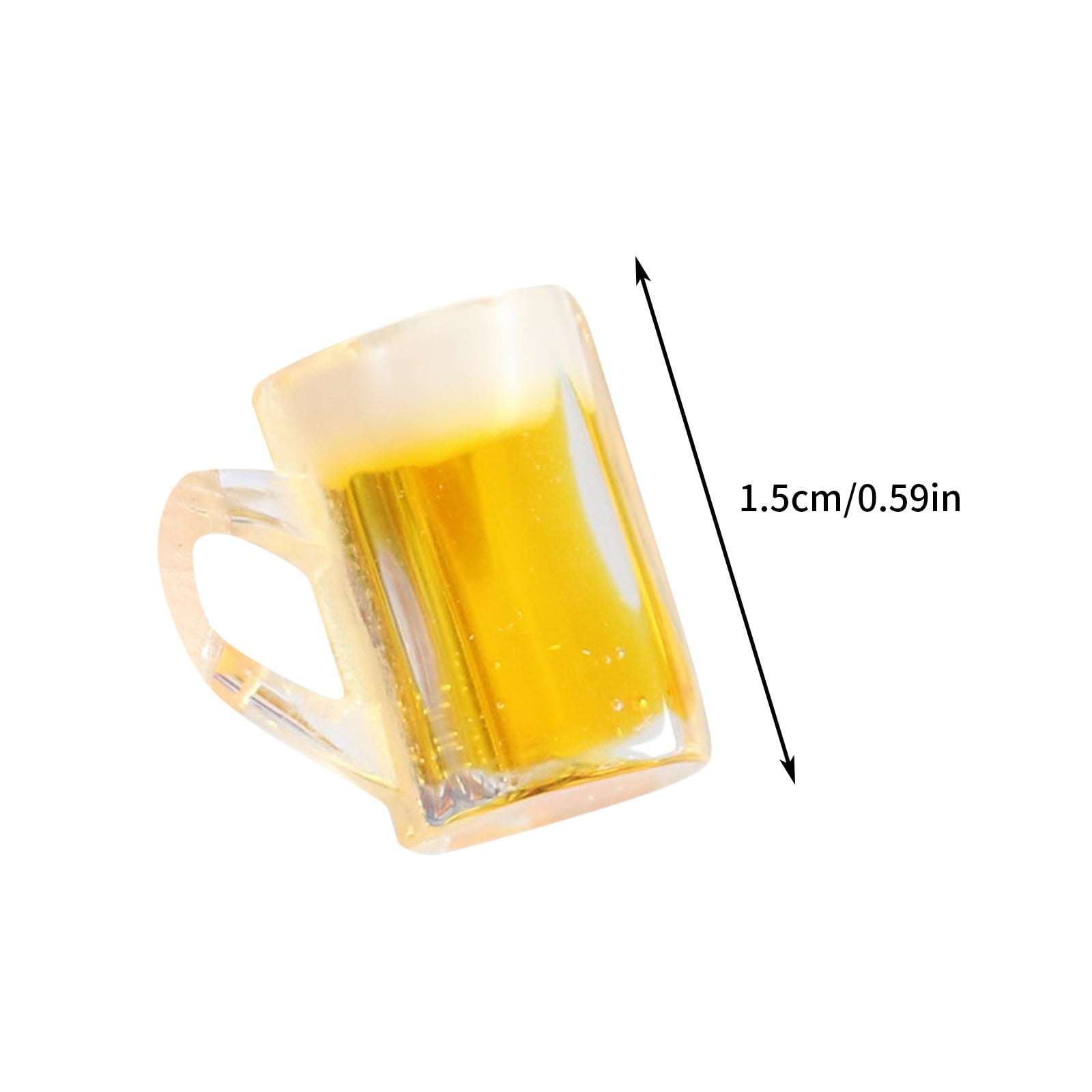 Moocorvic 20Pcs Miniature Mini Beer Drinks Decoration Beer Glass ...
