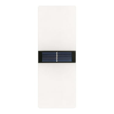 vidaXL Outdoor Solar Lamp Set Sconce Lamp for Porch Fence Light Gutter ...