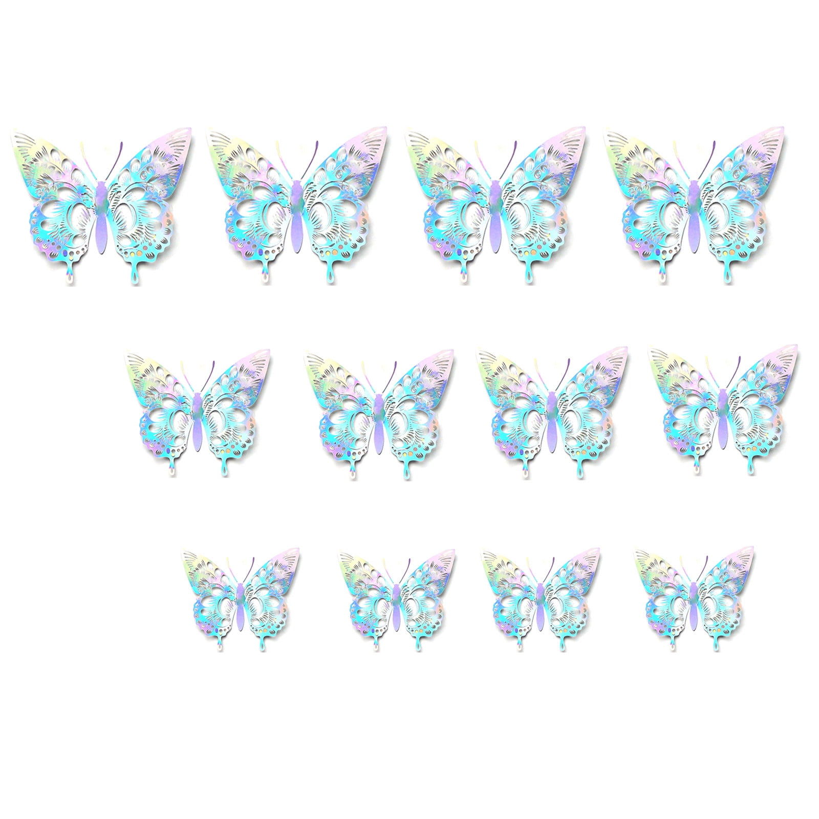 Moocorvic 3D Color Stereo Butterfly Personality Creative Living Room ...