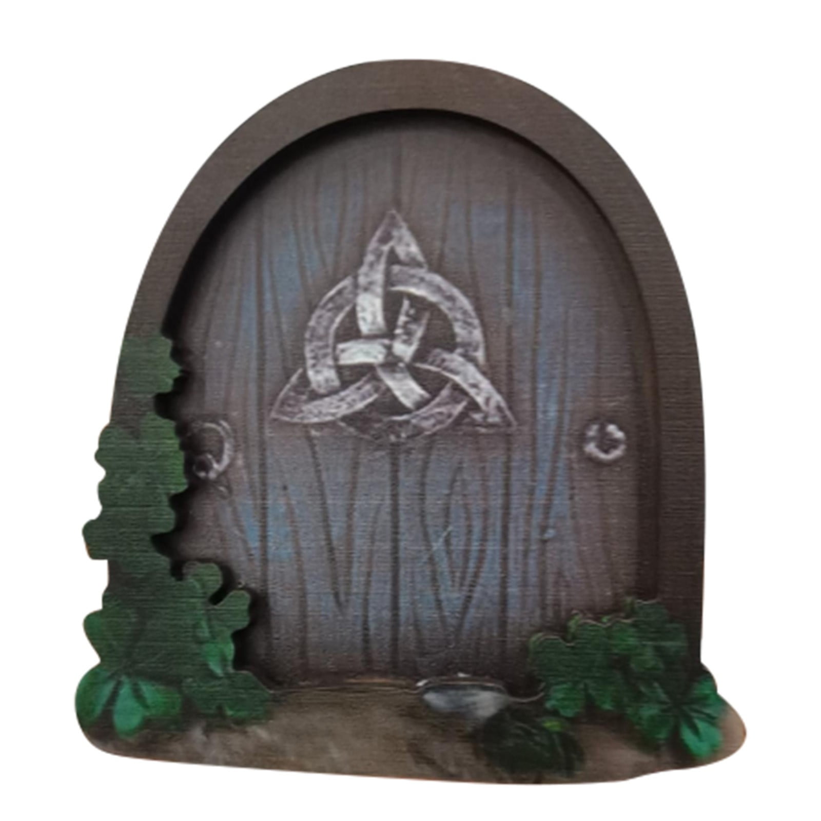 Moocorvic 3D DIY Garden Tree Doors Miniature Door Decoration Tale Mini ...