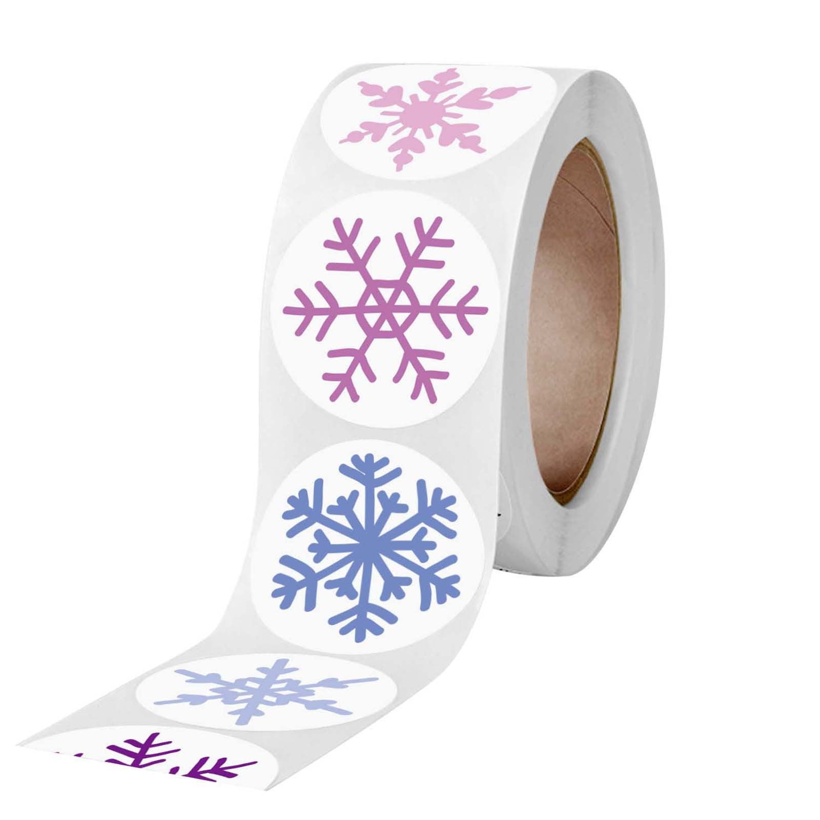 Moocorvic 500Pcs Christmas Self Adhesive Sticker Labels Santa Snowmen ...