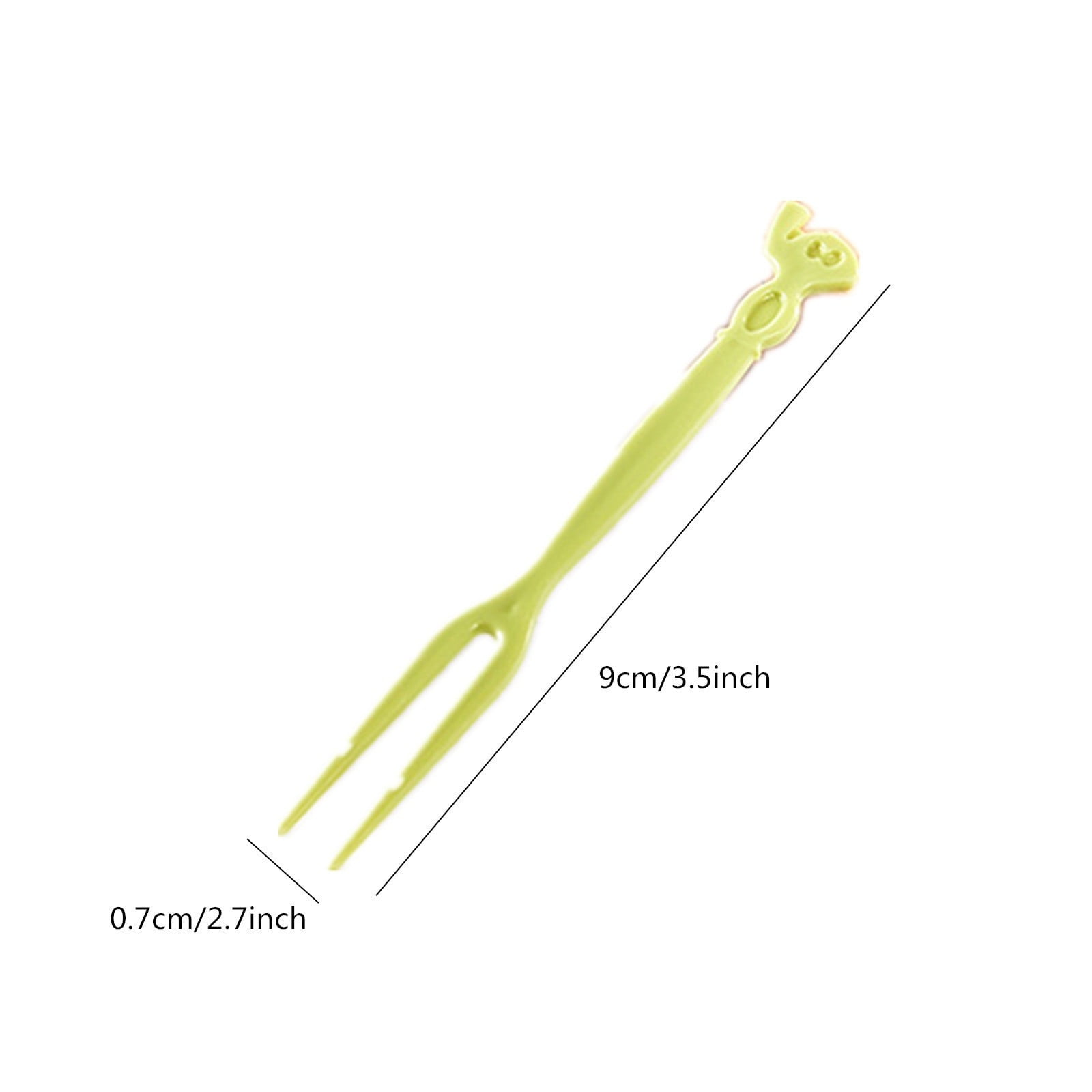 Moocorvic 50Pcs Disposable Plastic Cocktail Picks Fruit Forks Cocktail ...
