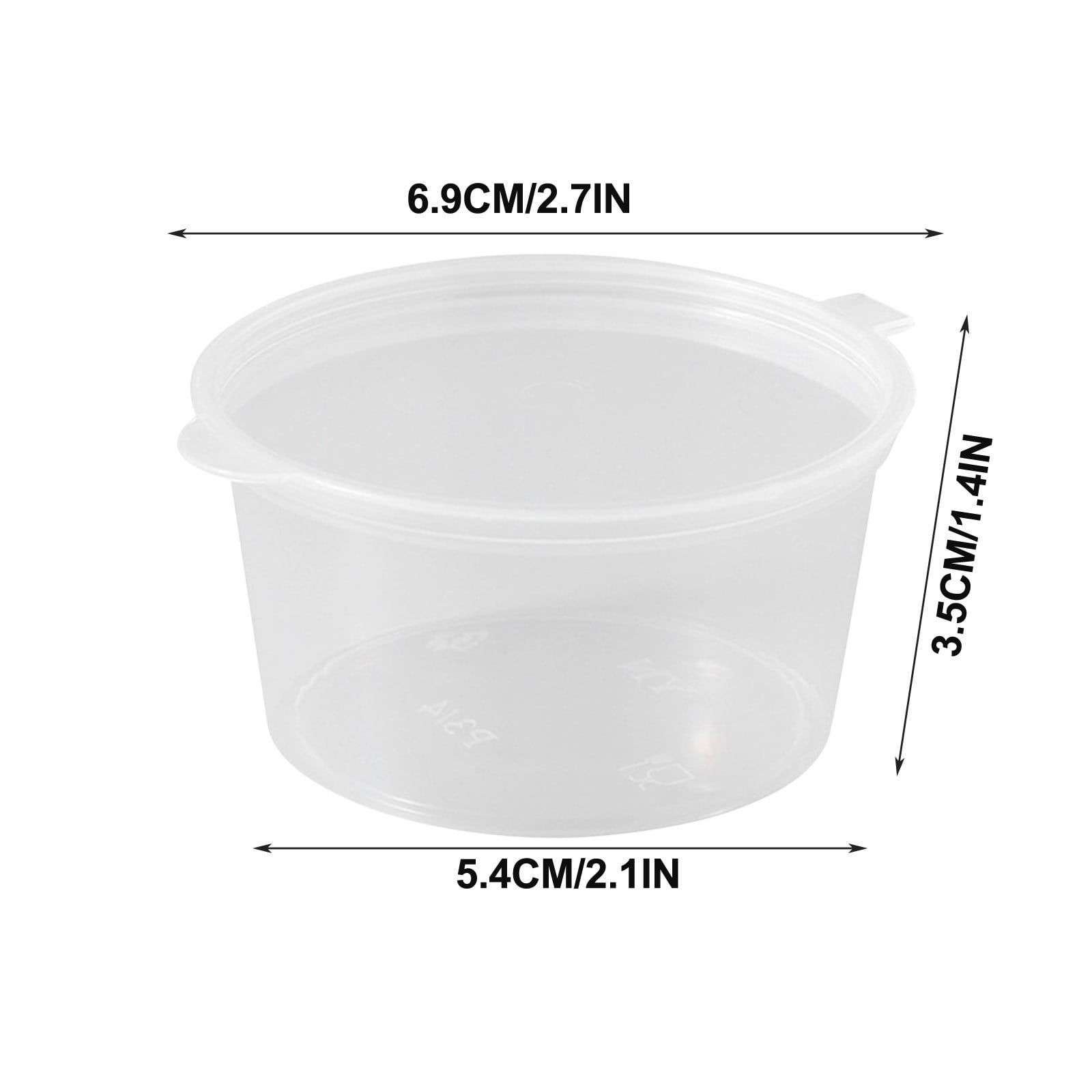 Moocorvic 50Pcs Small Kitchen Packaging Boxes with Clear Lids ...