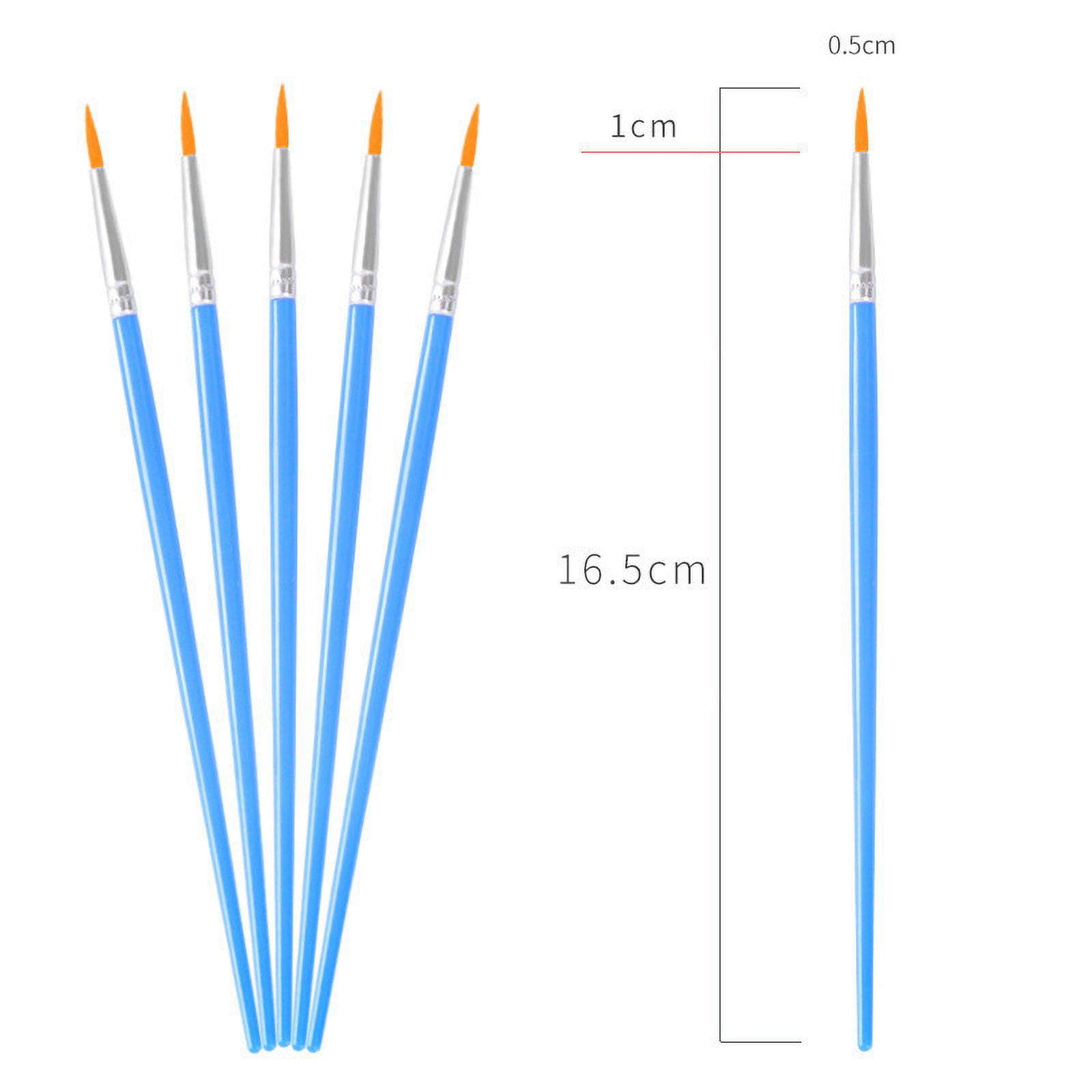 Moocorvic Acrylic Paint Brushes Set for Painting, Nylon Oil Watercolor ...