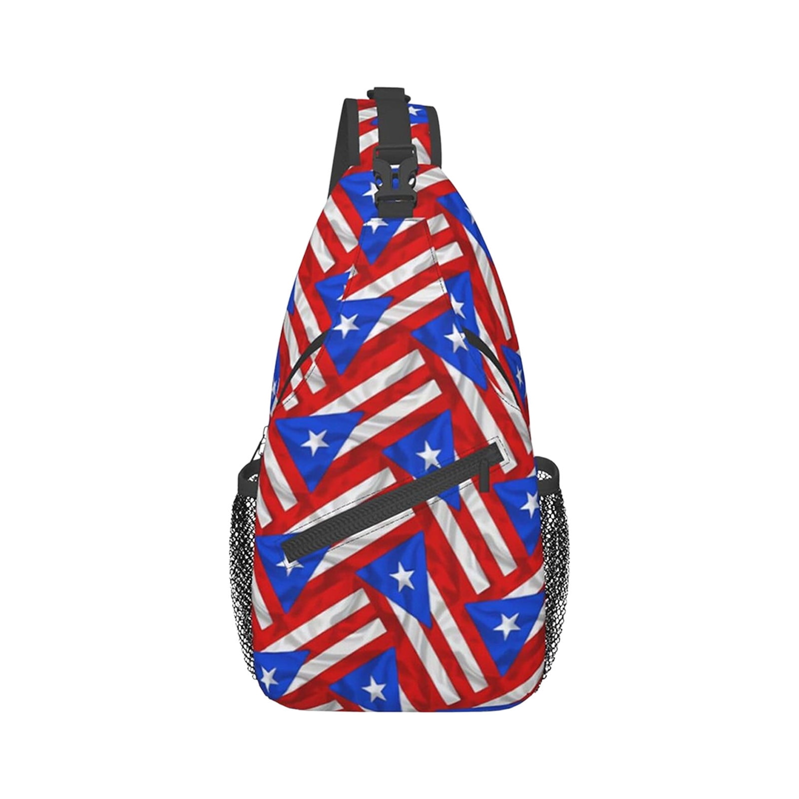 Moocorvic American Flag Sling Backpack Crossbody Shoulder Adjustable ...