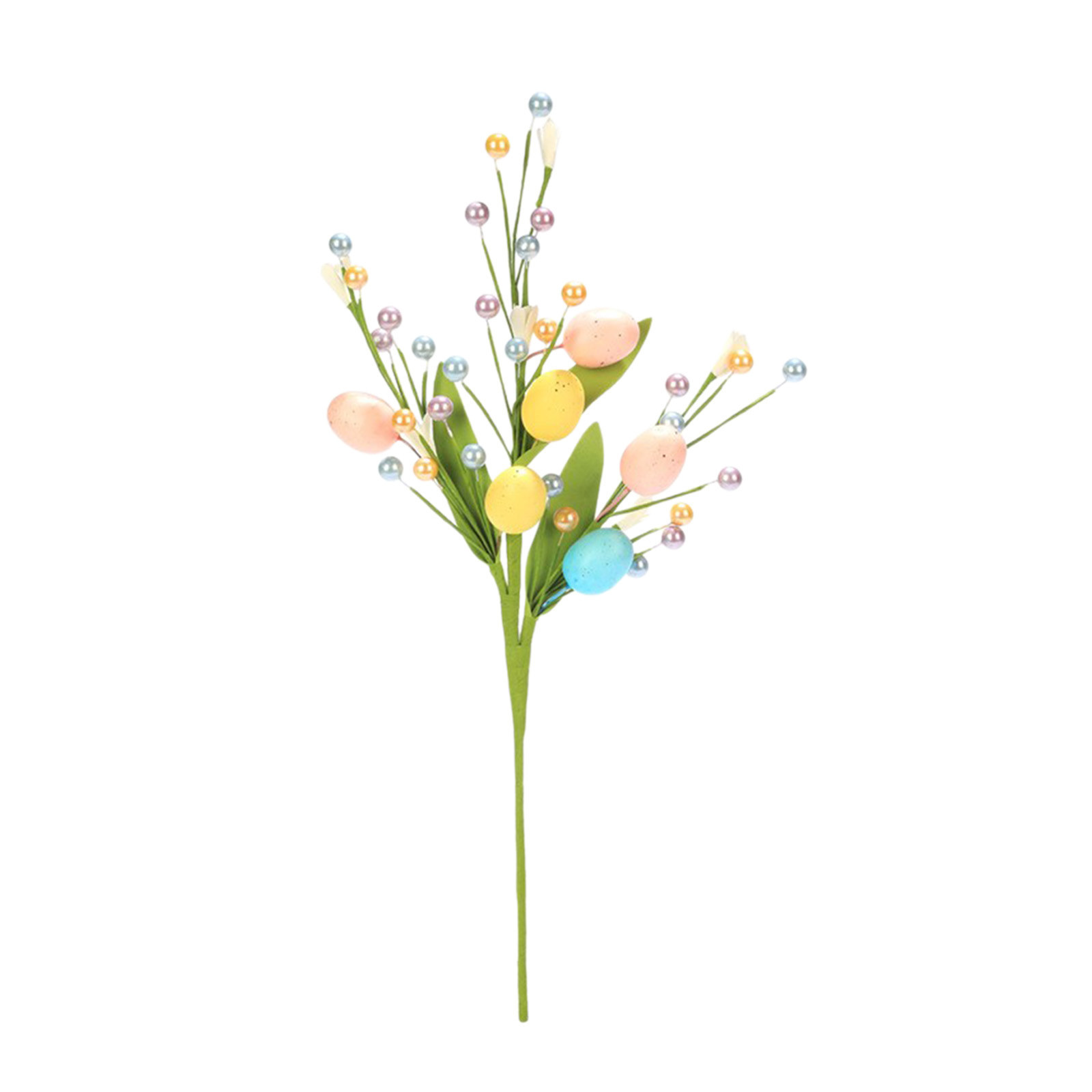 Moocorvic Artificial Easter Egg Stems Pastel Berry Picks for Floral ...