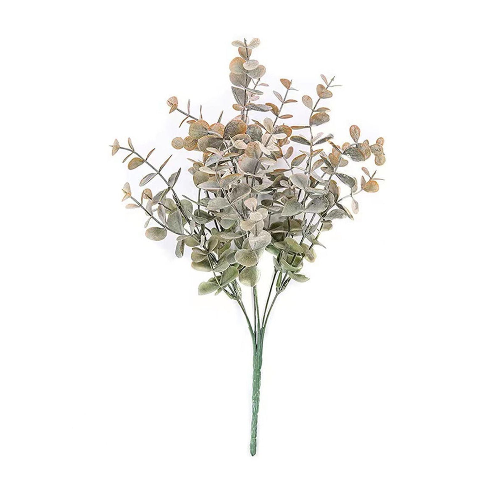 Moocorvic Artificial Eucalyptus Stems Bundles Fake Faux Leaf Stem ...