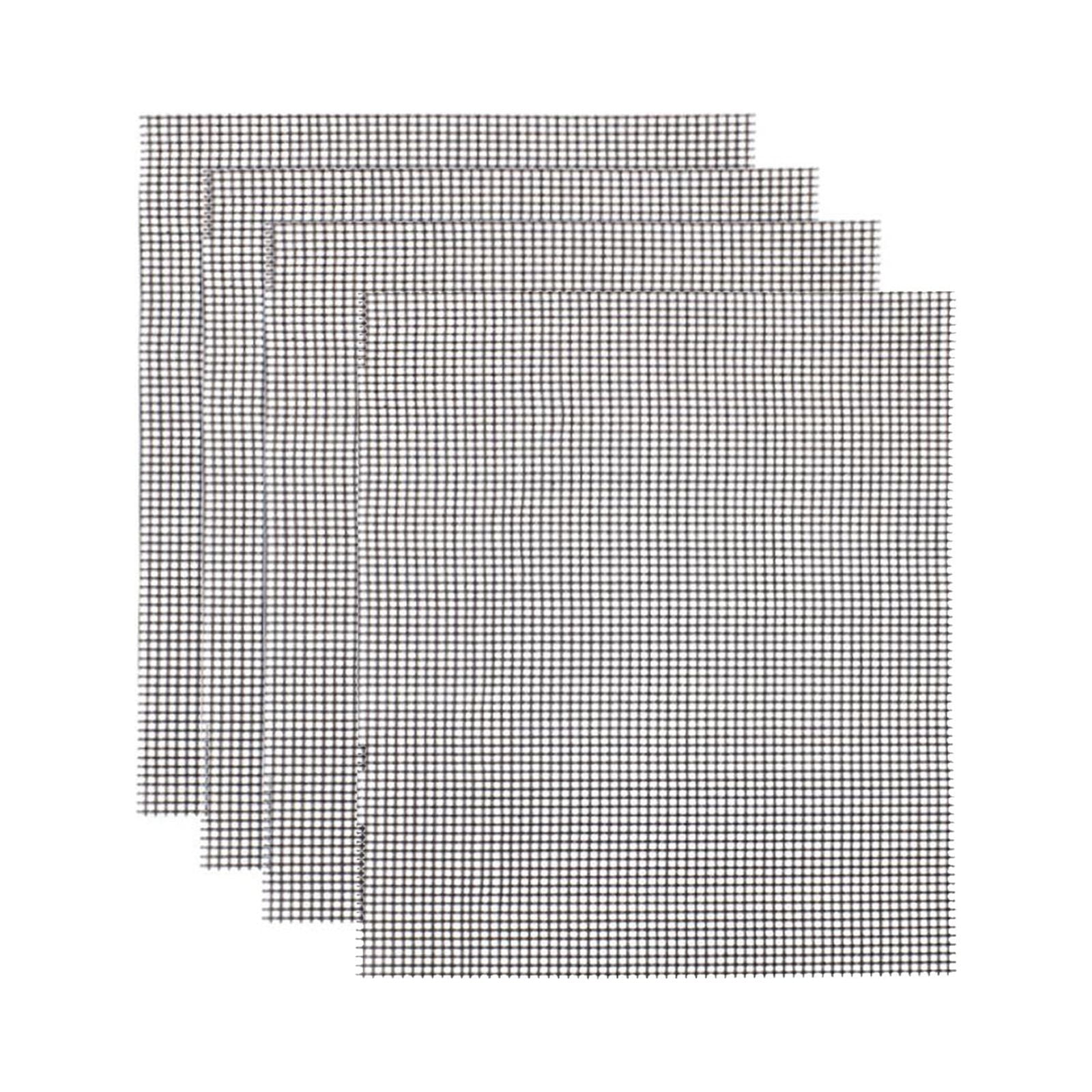 Moocorvic BBQ Grill Mesh Mat Set of 4, Non Stick Barbecue Grill Sheet ...