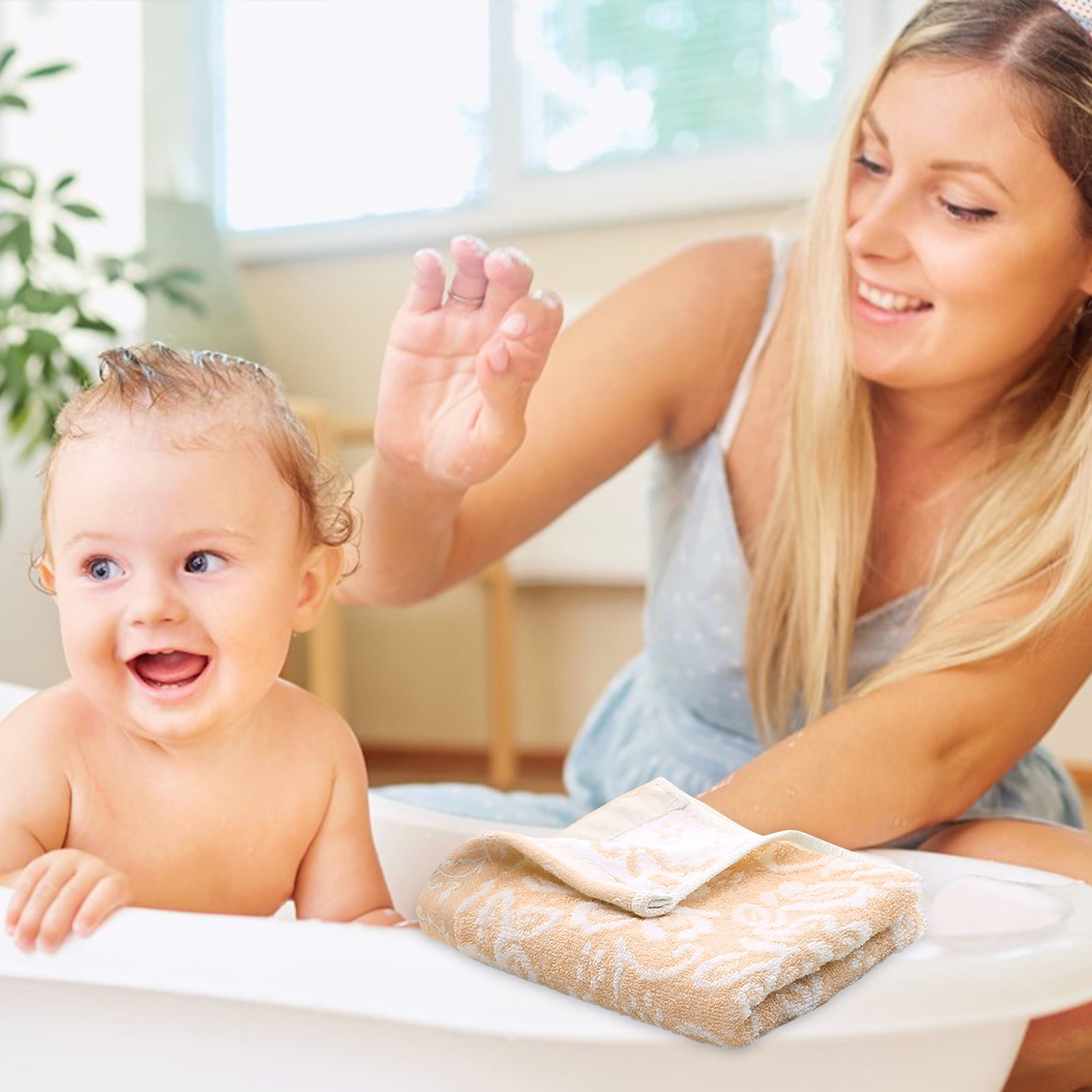 Moocorvic Baby Wash Cloth Soft, Cotton Washcloths for Face and Body ...