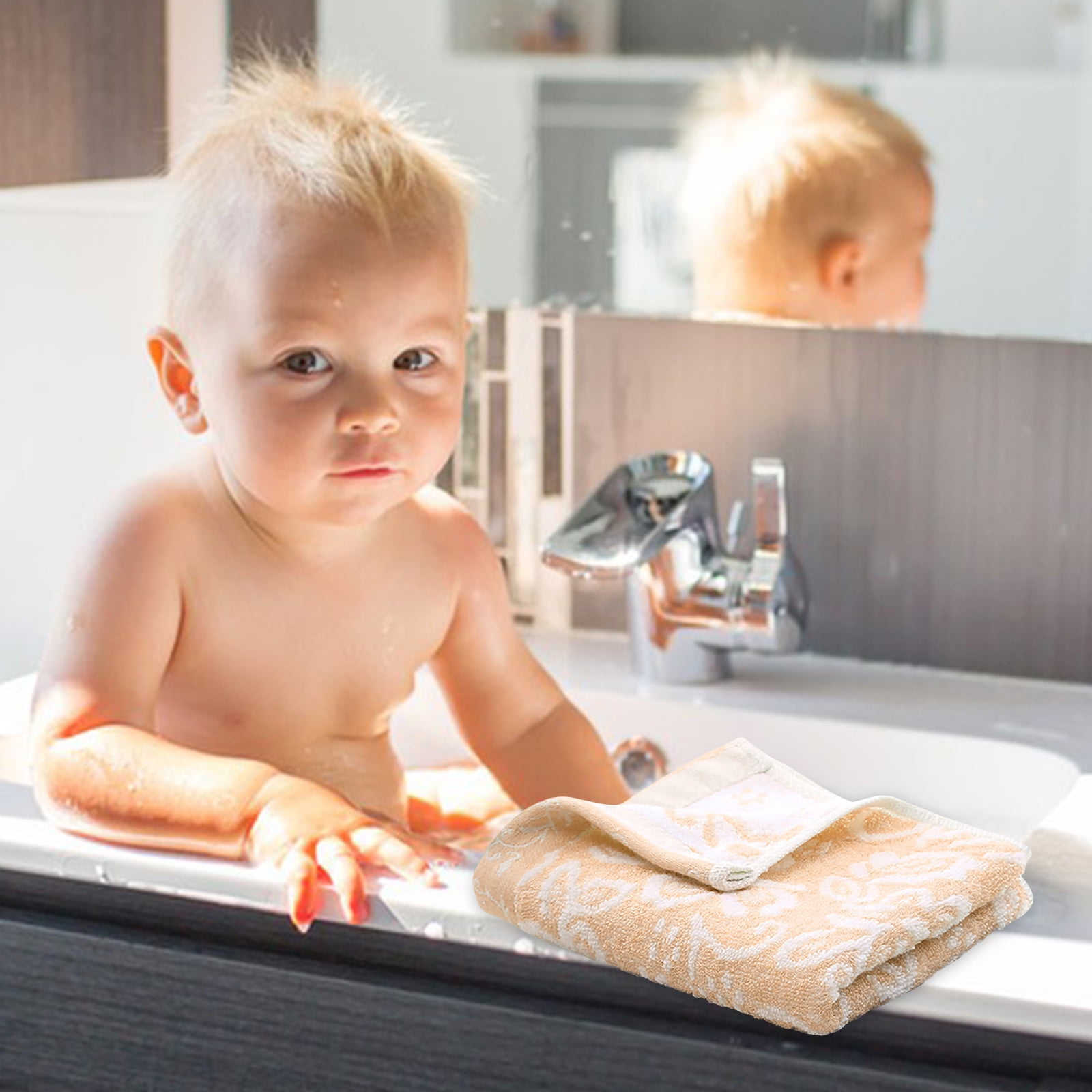 Moocorvic Baby Wash Cloth Soft, Cotton Washcloths for Face and Body ...