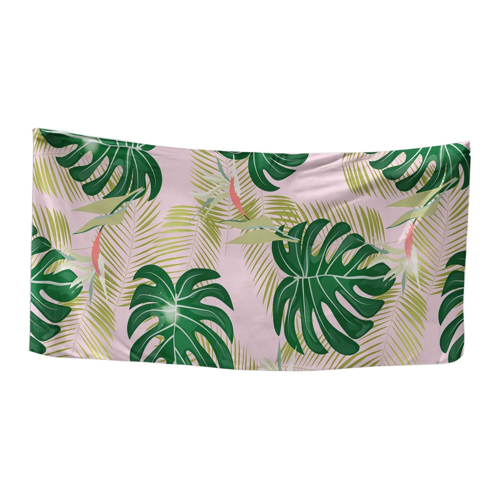 Moocorvic Beach Towels Oversized Under 25, Summer Seaside Leaf Print ...