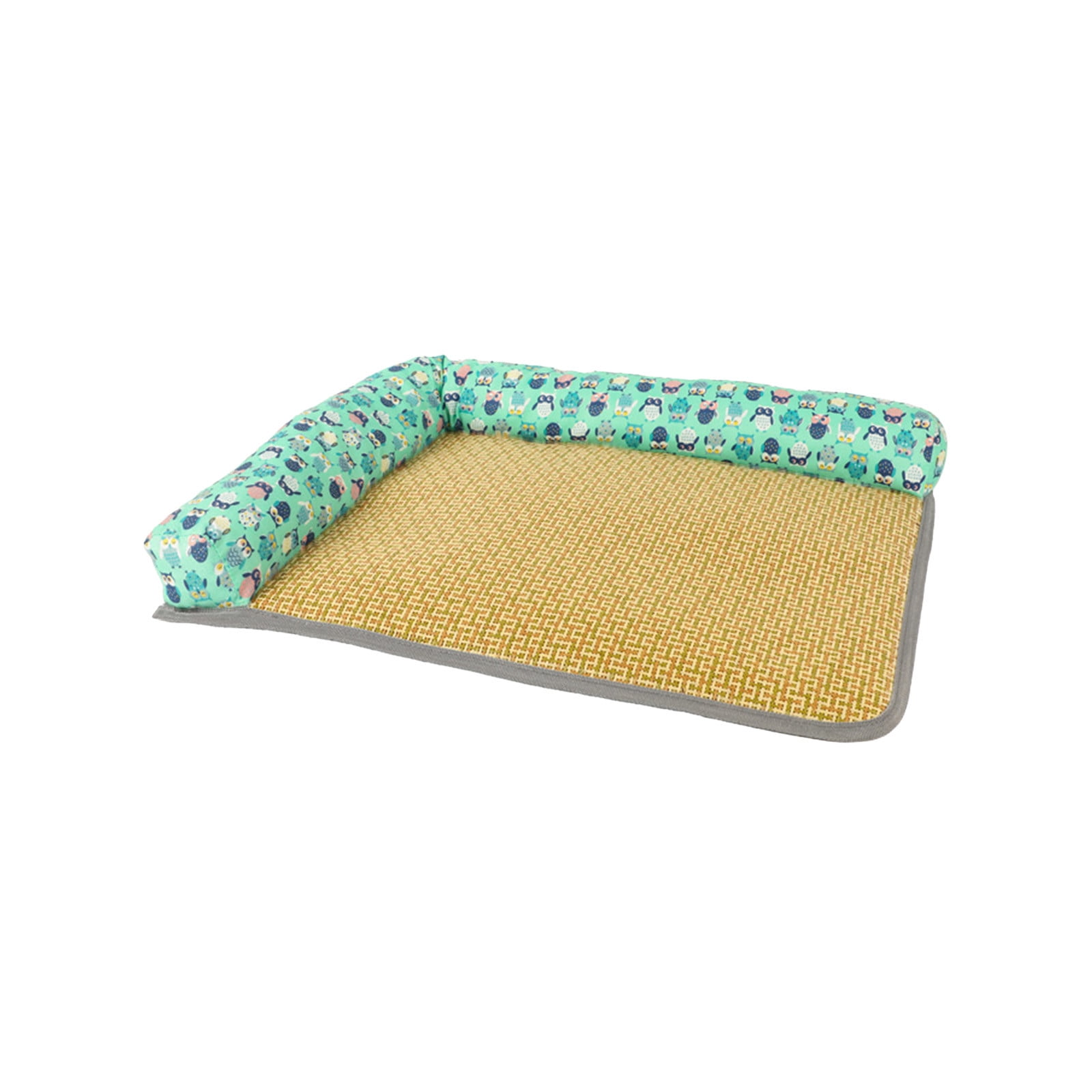 Moocorvic Cat Cooling Pad Bed Summer Bamboo Rattan Woven Sleeping Rest ...