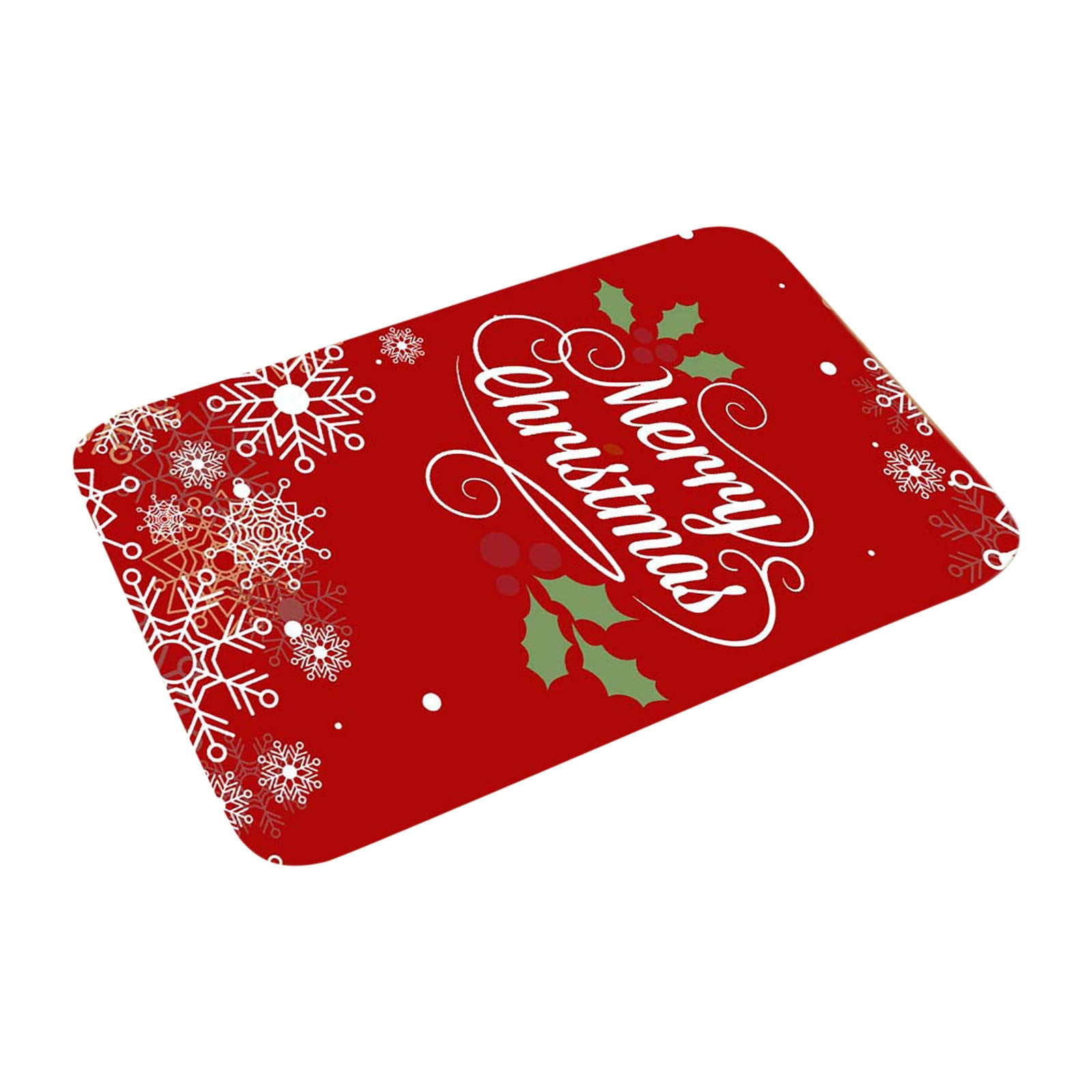 Moocorvic Christmas Door Mat Rug Decorative Doormat Winter Snowman ...