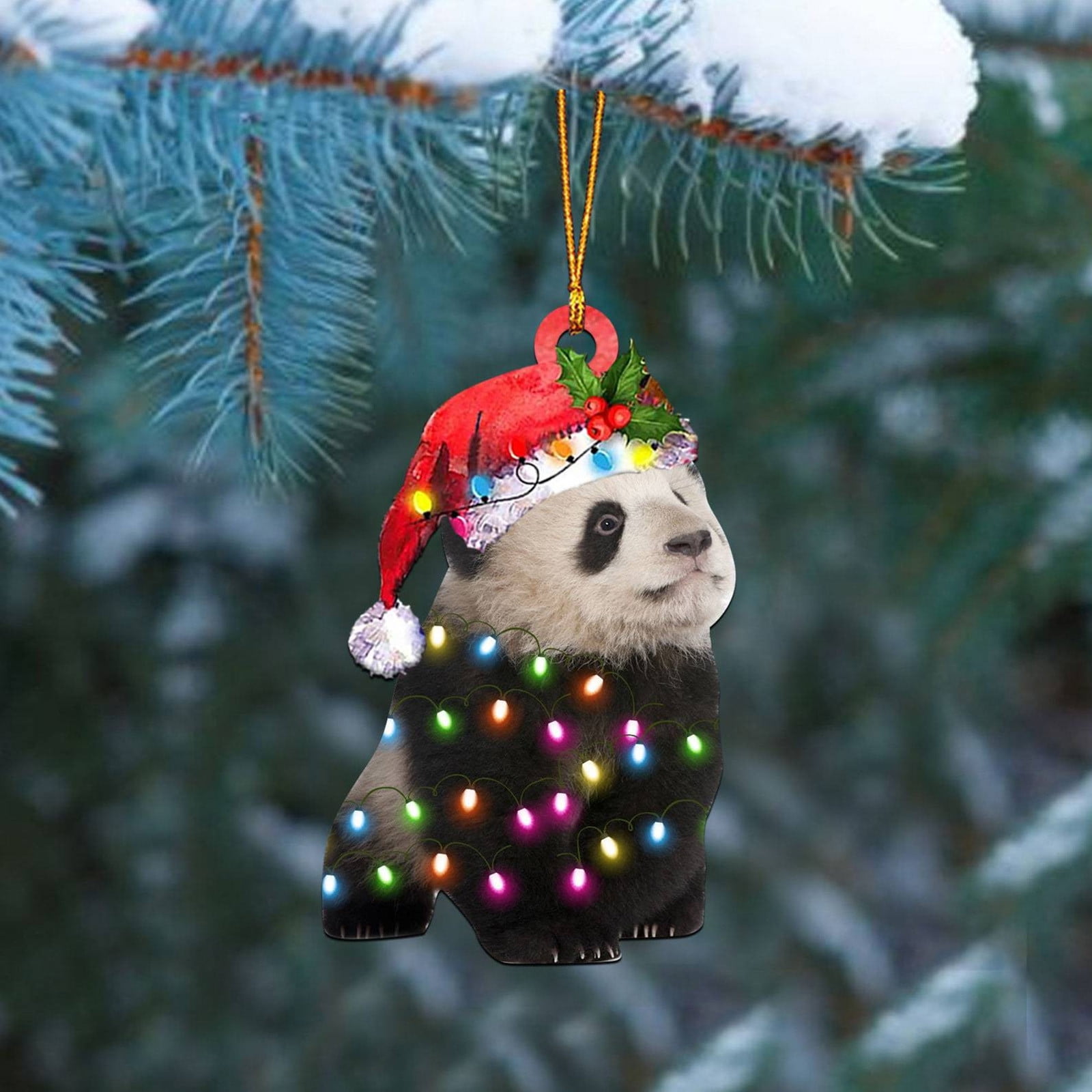 Moocorvic Christmas Farm Animal Hanging Ornaments Xmas Tree Decorations ...
