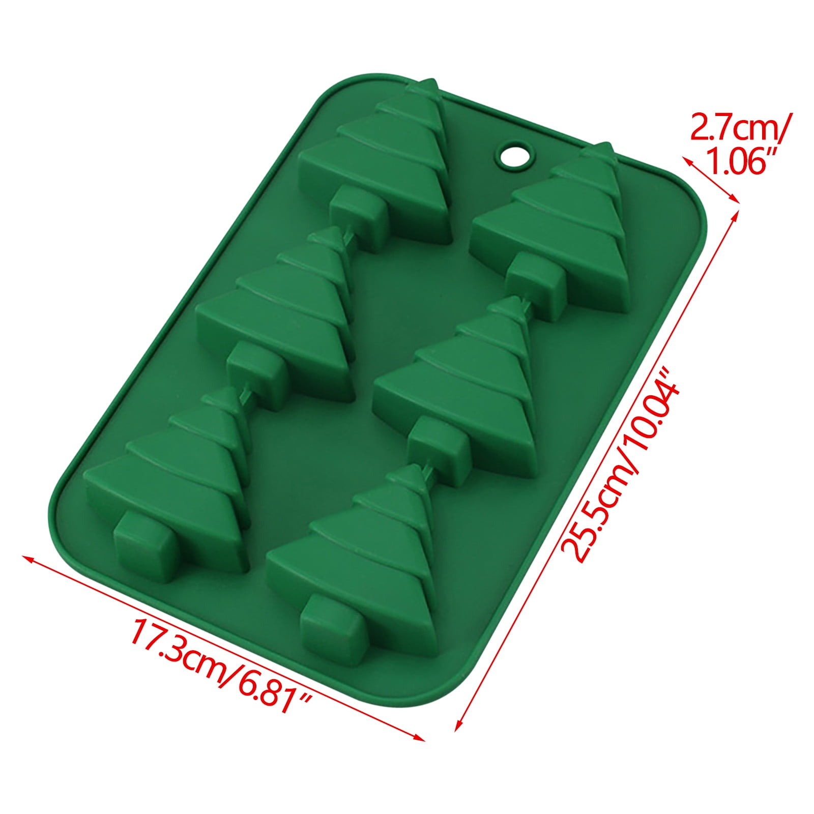 Moocorvic Christmas Silicone Molds, Large Size Xmas Baking Mold for ...