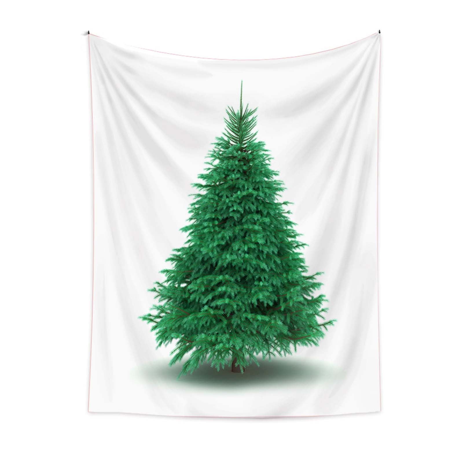 Moocorvic Christmas Tree Tapestry Green Tree Decorative Wall Hanging ...