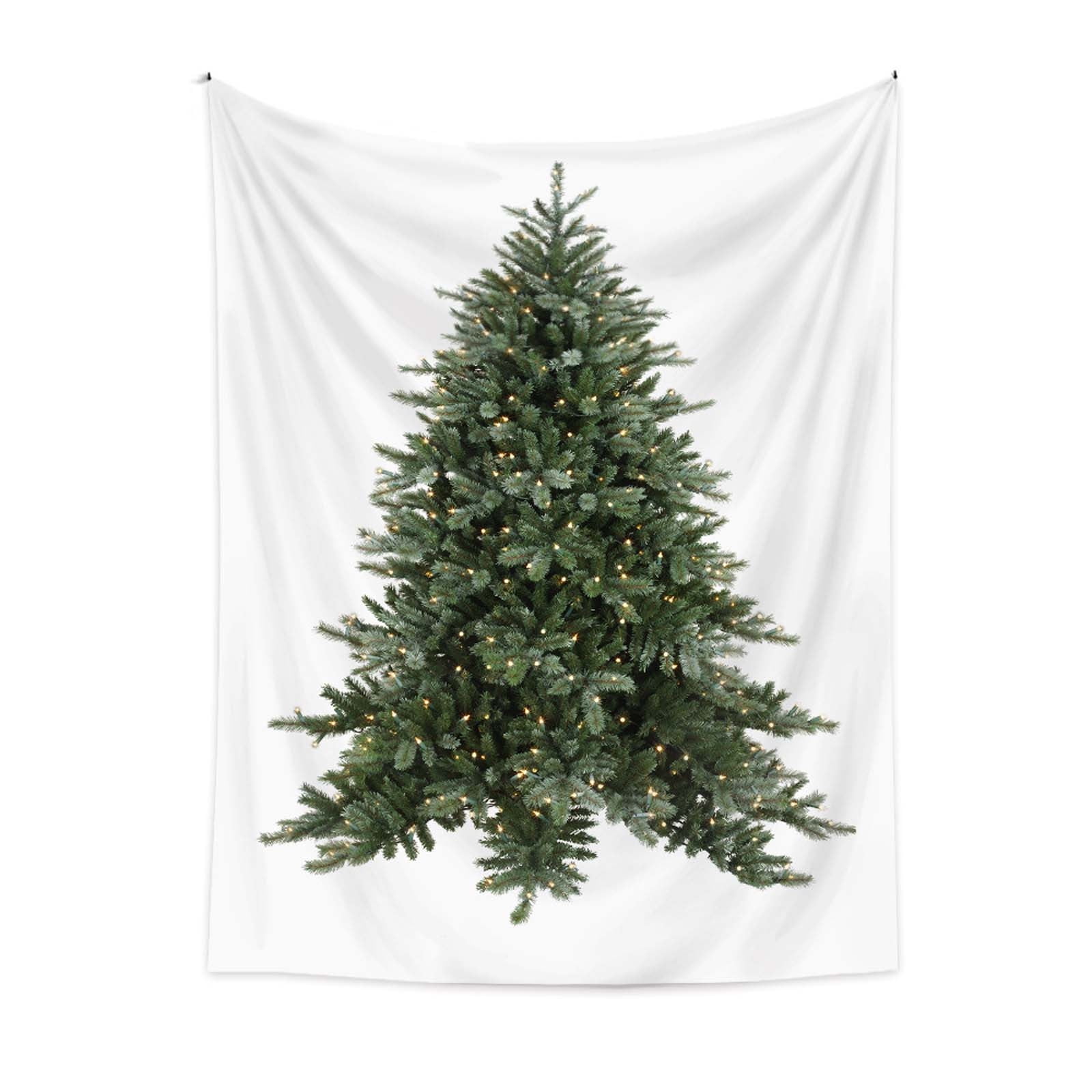 Moocorvic Christmas Tree Tapestry Green Tree Decorative Wall Hanging ...
