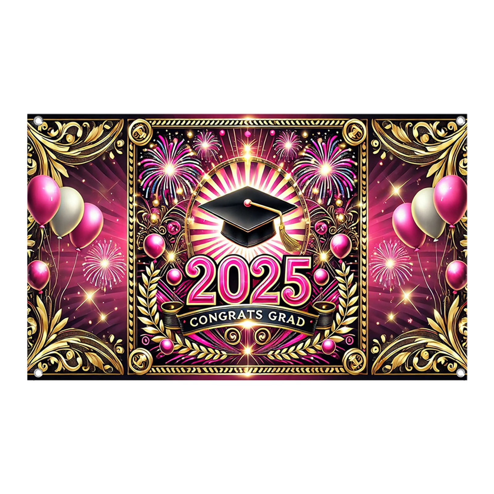Moocorvic Class of 2025 Backdrop Graduation Photo Backdrop Black and ...