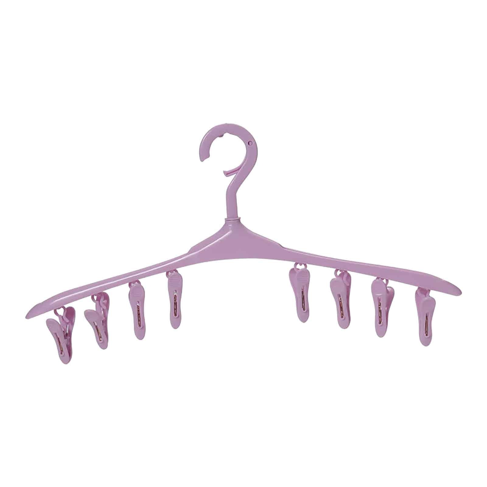 Moocorvic Clip Hangers with 8 Drying Clips,Underwear Hanger with Clips ...