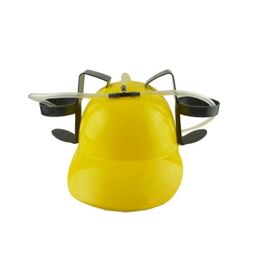 Novelty Place Beer Straw Soda Drinking Helmet Can Holder Party Hat Cap ...