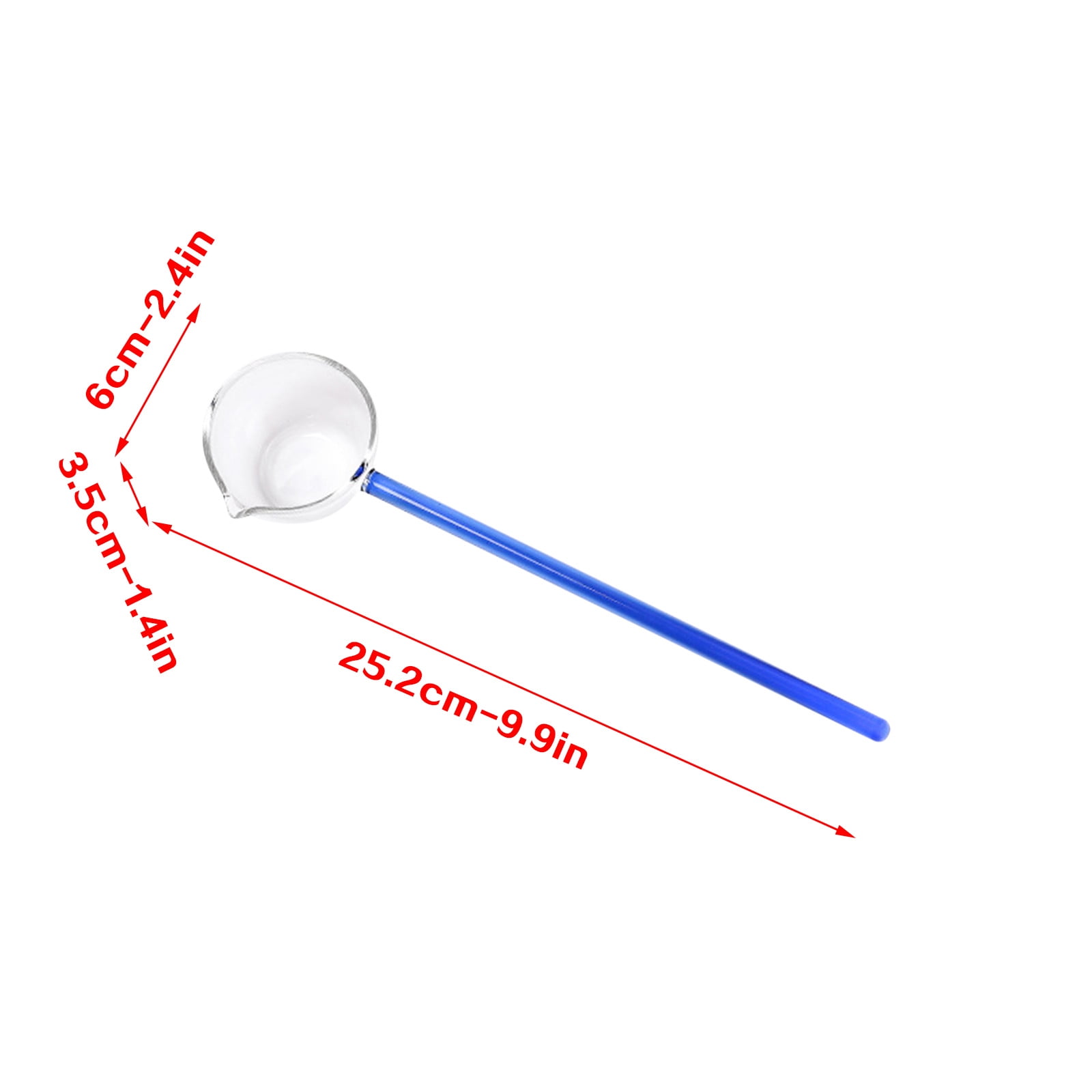 Moocorvic Creative Milk Dessert Glass Color Spoon Sharp Mouth Big Soup ...