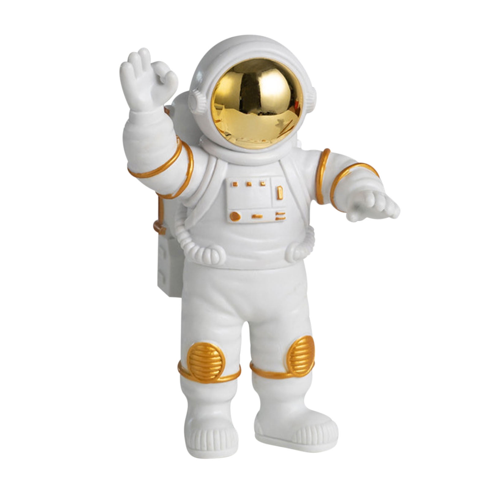 Moocorvic Decorative Sculpture Figurine Decor PVC Spaceman Astronaut ...
