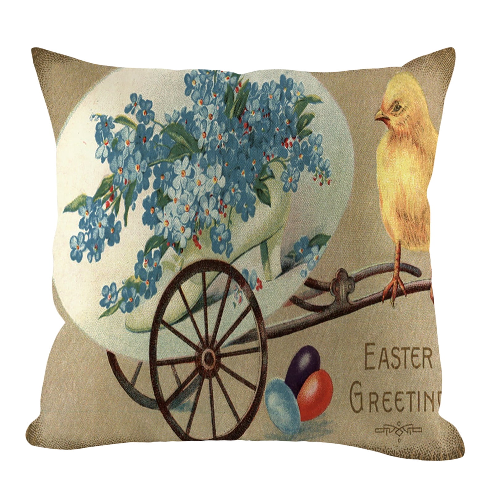 Moocorvic Easter Pillow Easter Decor Easter Pillow Covers Rabbit,Easter ...