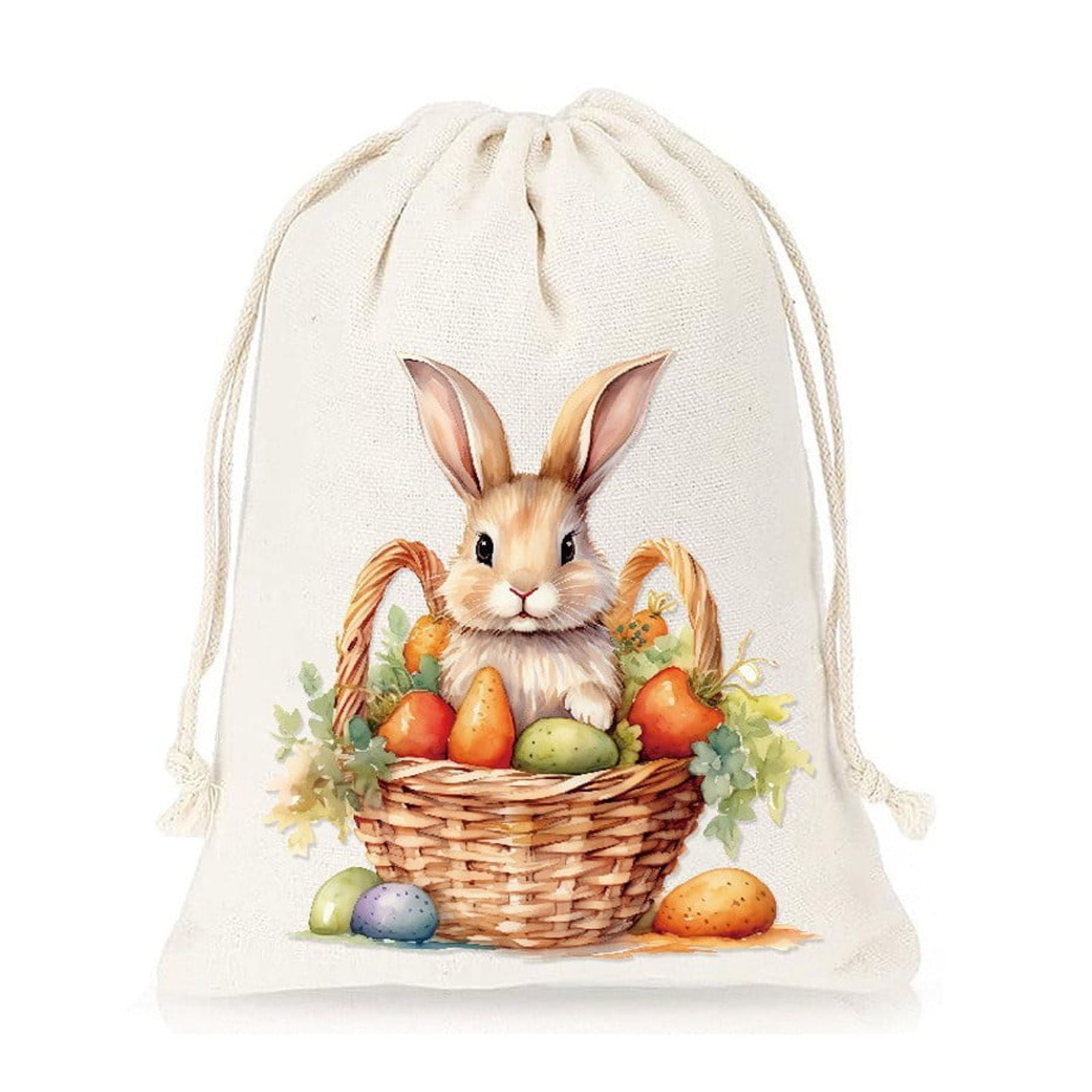 Moocorvic Easter Treat Bags with Drawstring Bunny Gift Bags Party ...