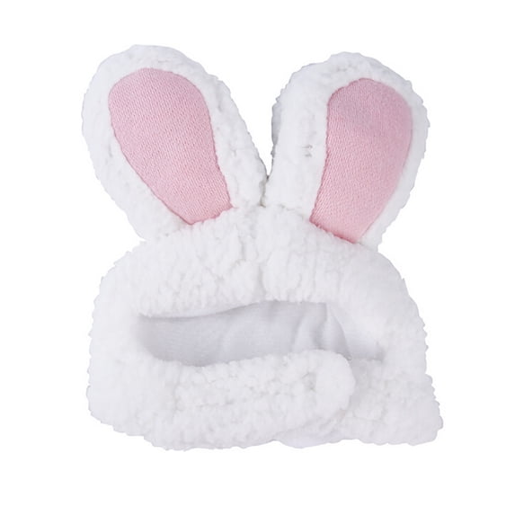 Moocorvic Funny Pet Costume Rabbit Hat with Ears for Cats & Small Dogs ...
