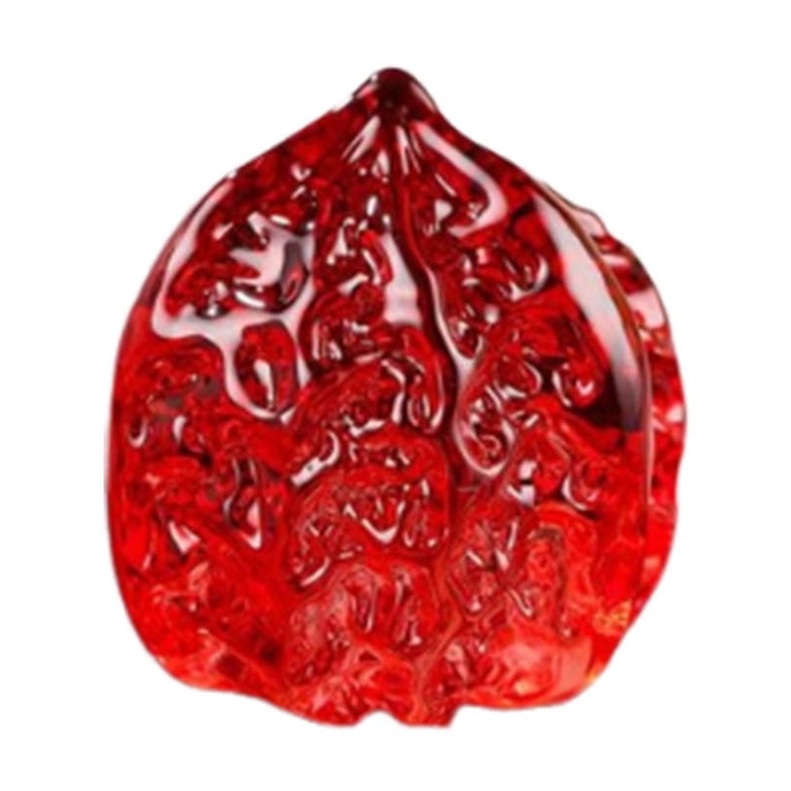 Moocorvic Glass Walnut Craft Sculpture, 3D Nut Figurines for Autumn ...