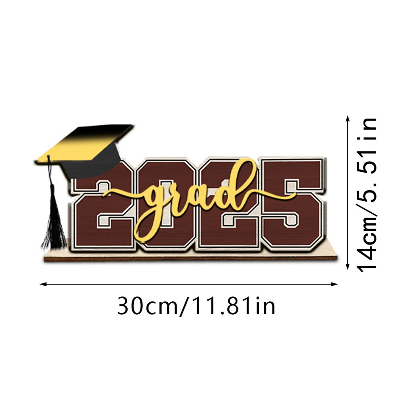 Moocorvic Graduation Decorations 2025 Wooden Graduation Signature Sign ...
