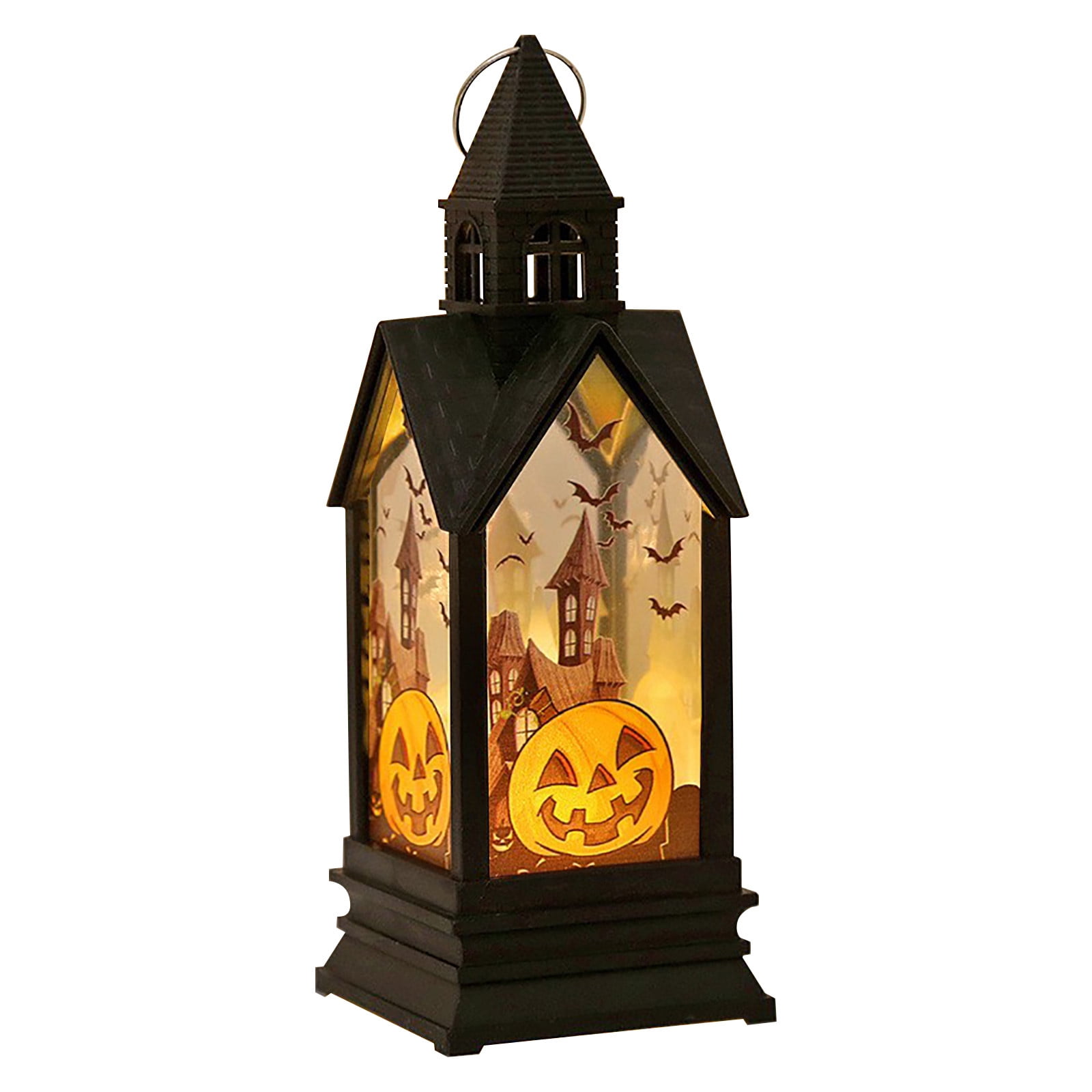 Moocorvic Halloween Decorations Indoor, 7" Decorative Haunted House ...