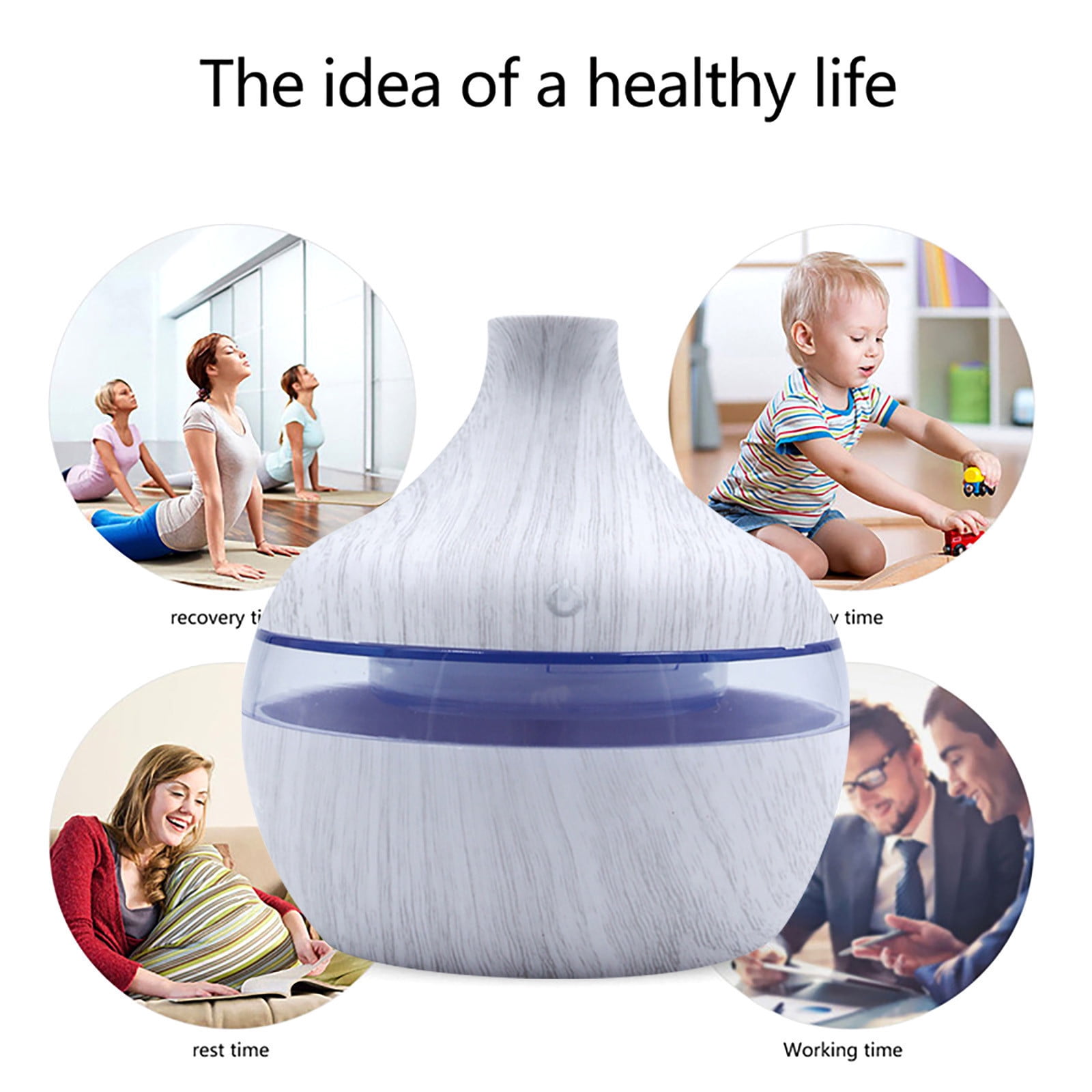 Moocorvic Portable Cool Mist Humidifier, Scent Diffuser for Large Rooms ...