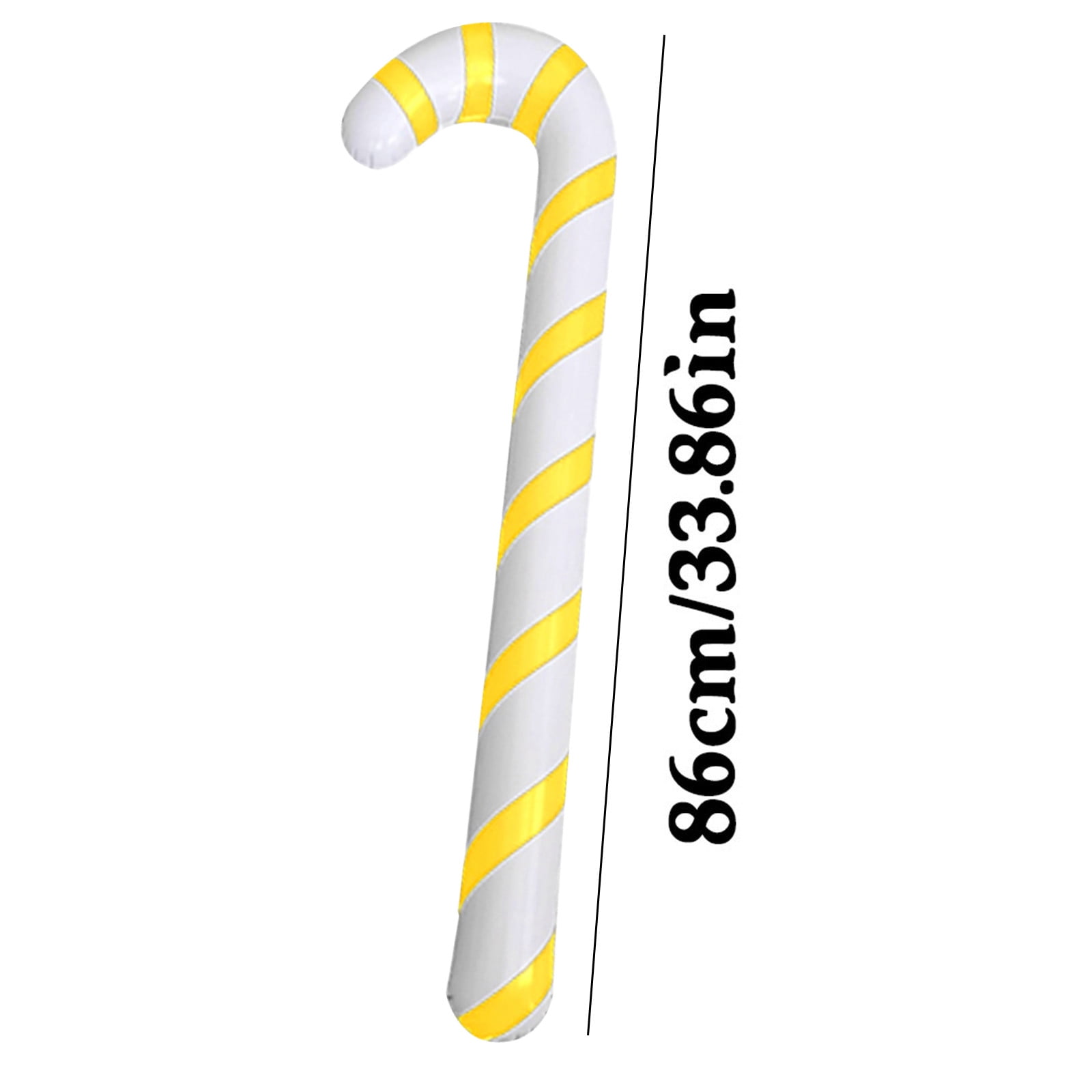 Moocorvic Inflatable Candy Canes Christmas Tree Decorations, Plastic ...