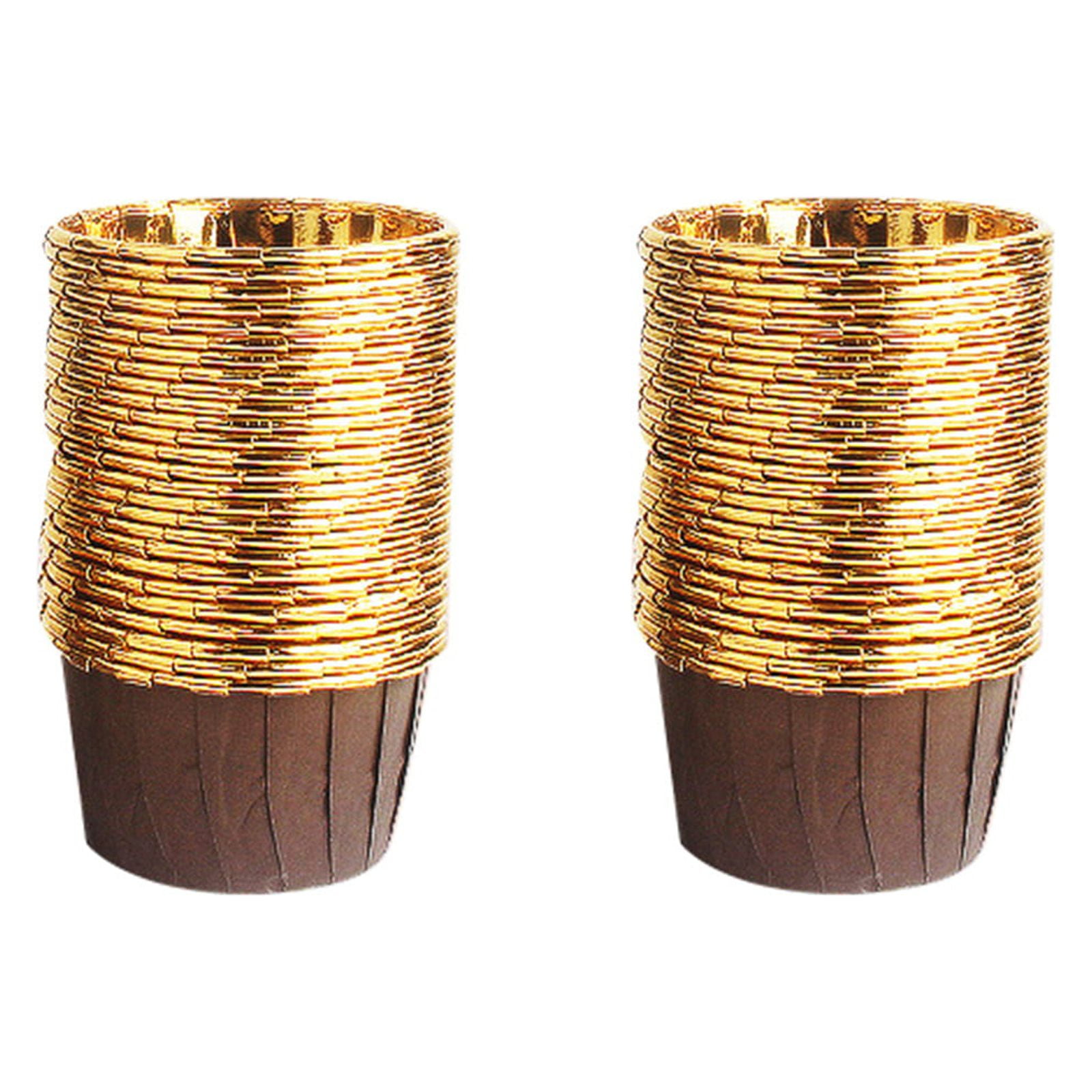 Moocorvic Large Flanged Cake Cups Multicolor Baking Desserts High ...