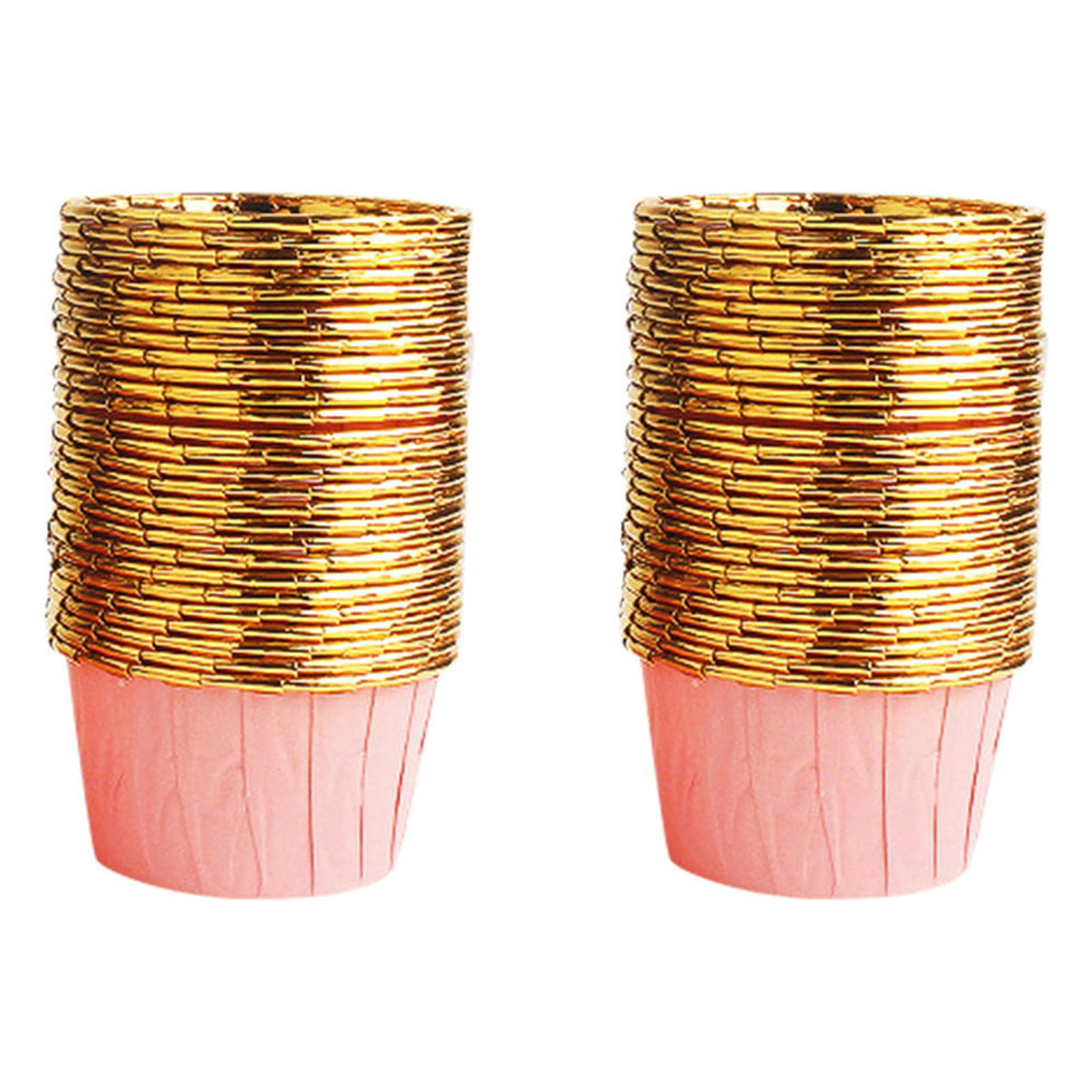 Moocorvic Large Flanged Cake Cups Multicolor Baking Desserts High ...