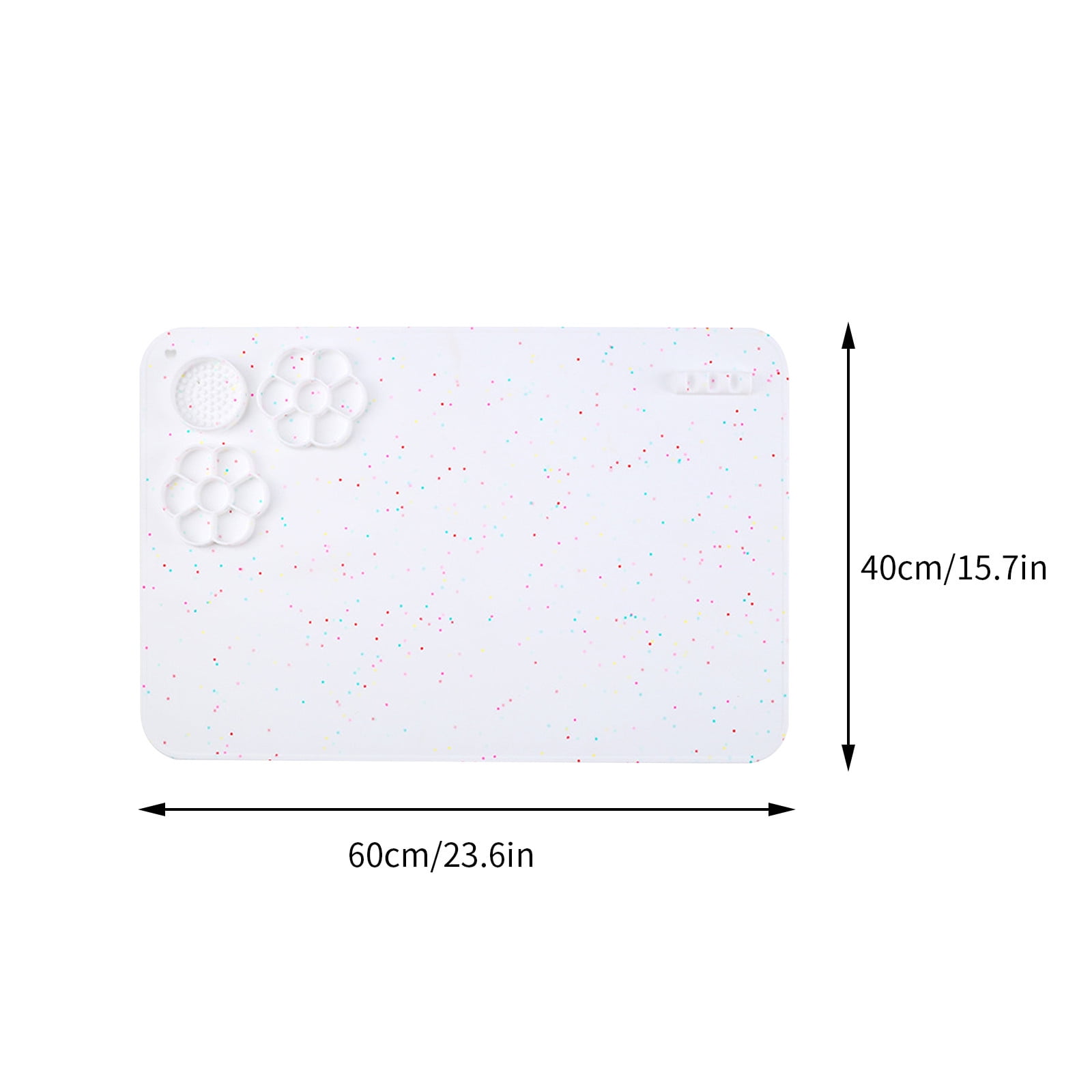 Moocorvic Large Silicone Craft Mat, Silicone Painting Mat & Paint ...
