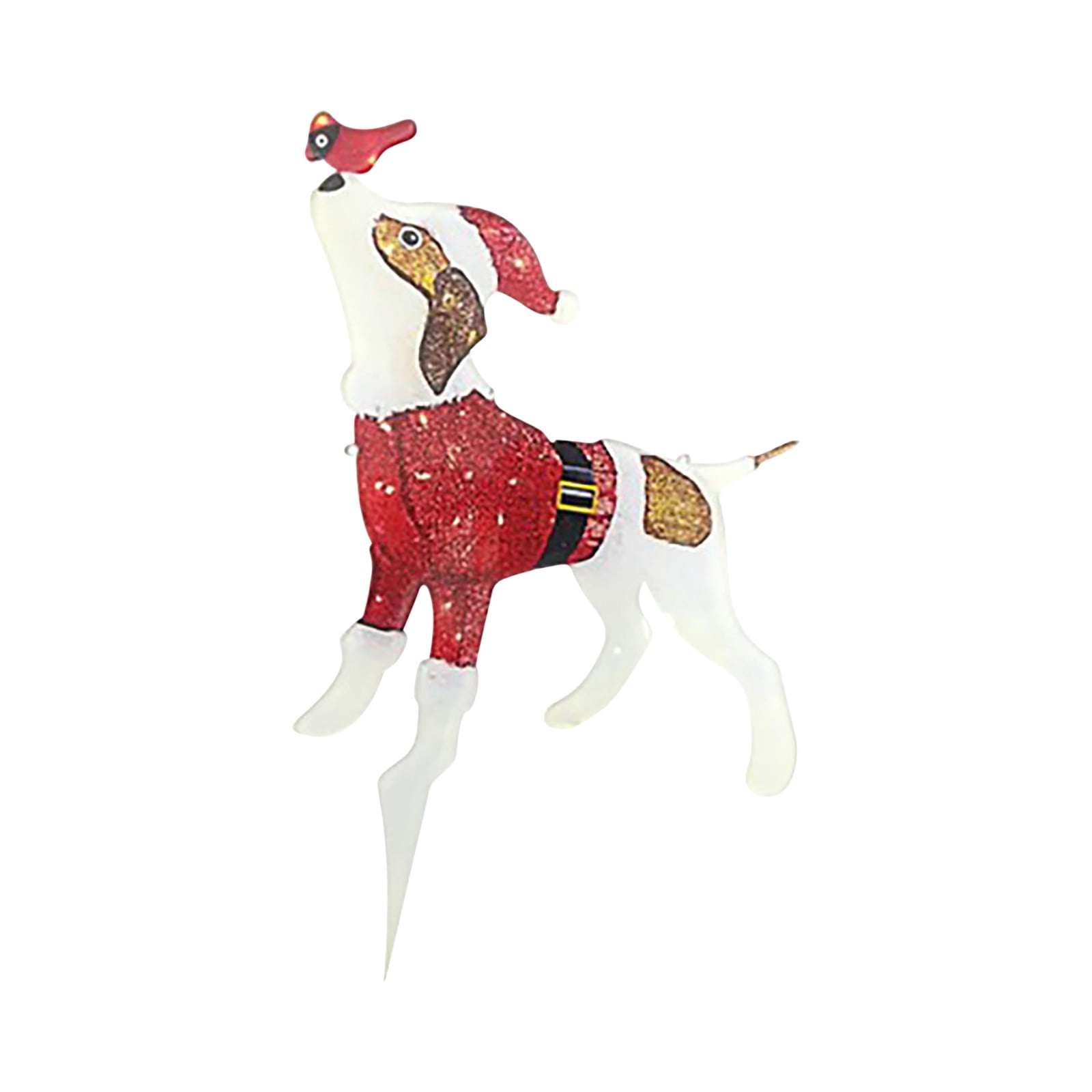 Moocorvic Lighted Christmas Animals, Glittering Animals With Strip ...
