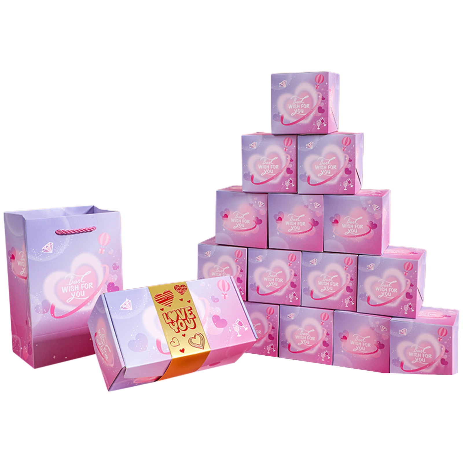 Moocorvic Merry Christmas Surprise Gift Box Explosion Red Envelope ...