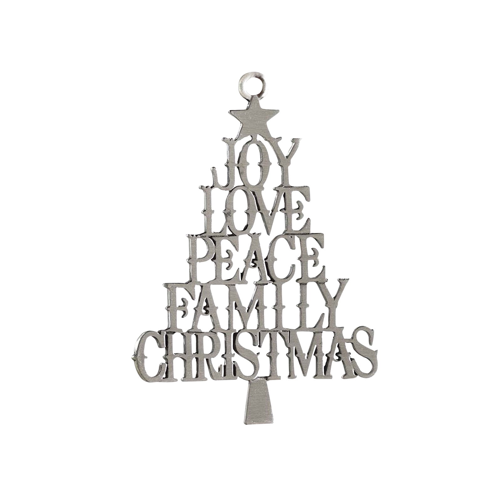 Moocorvic Metal Christmas Gnomes Hanging Decorations, Solid Pewter ...