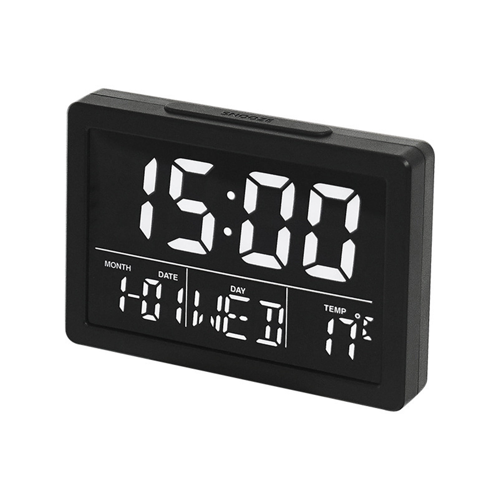 Moocorvic Multi-function LED Digital Alarm Clocks for Bedrooms Dual ...