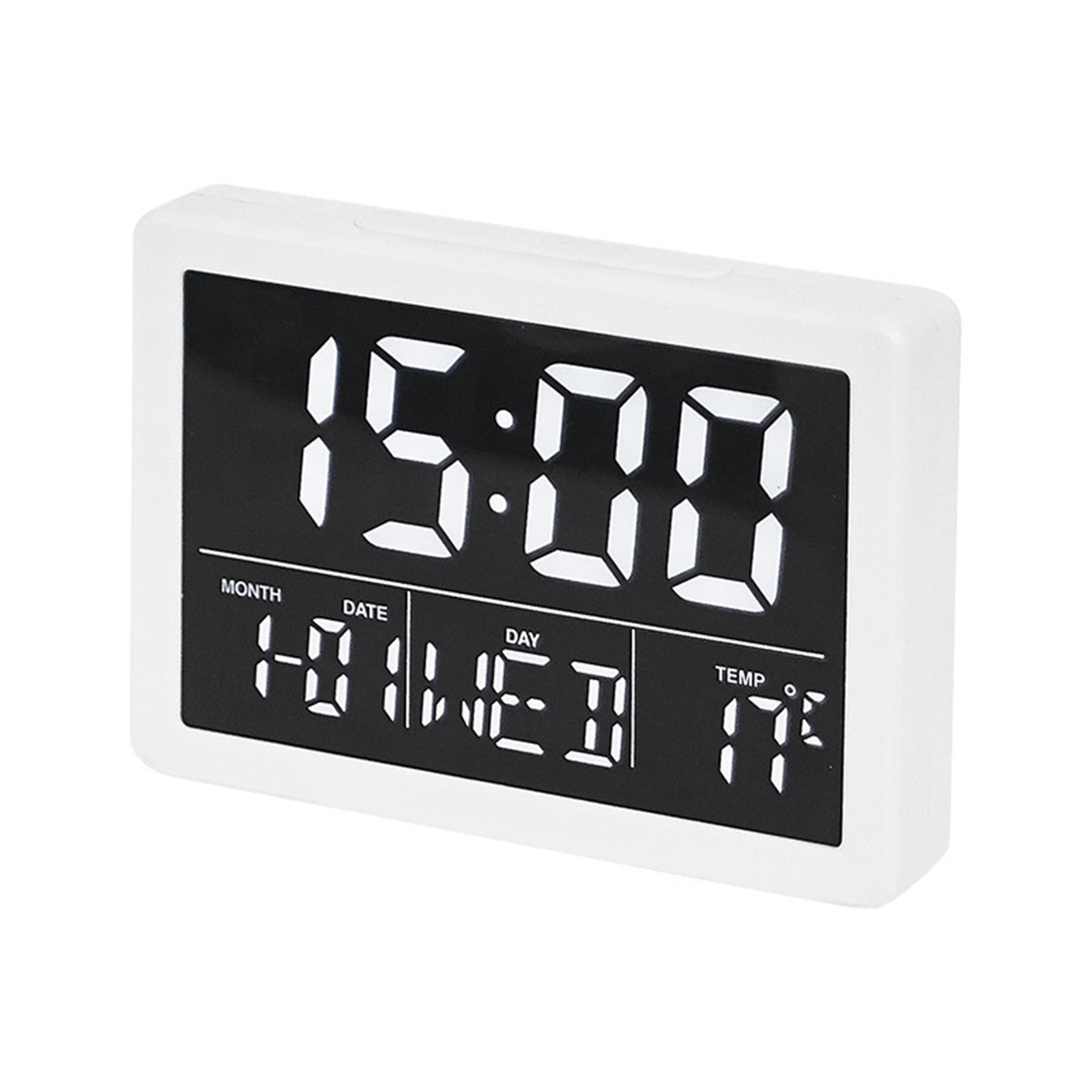 Moocorvic Multi-function LED Digital Alarm Clocks for Bedrooms Dual ...