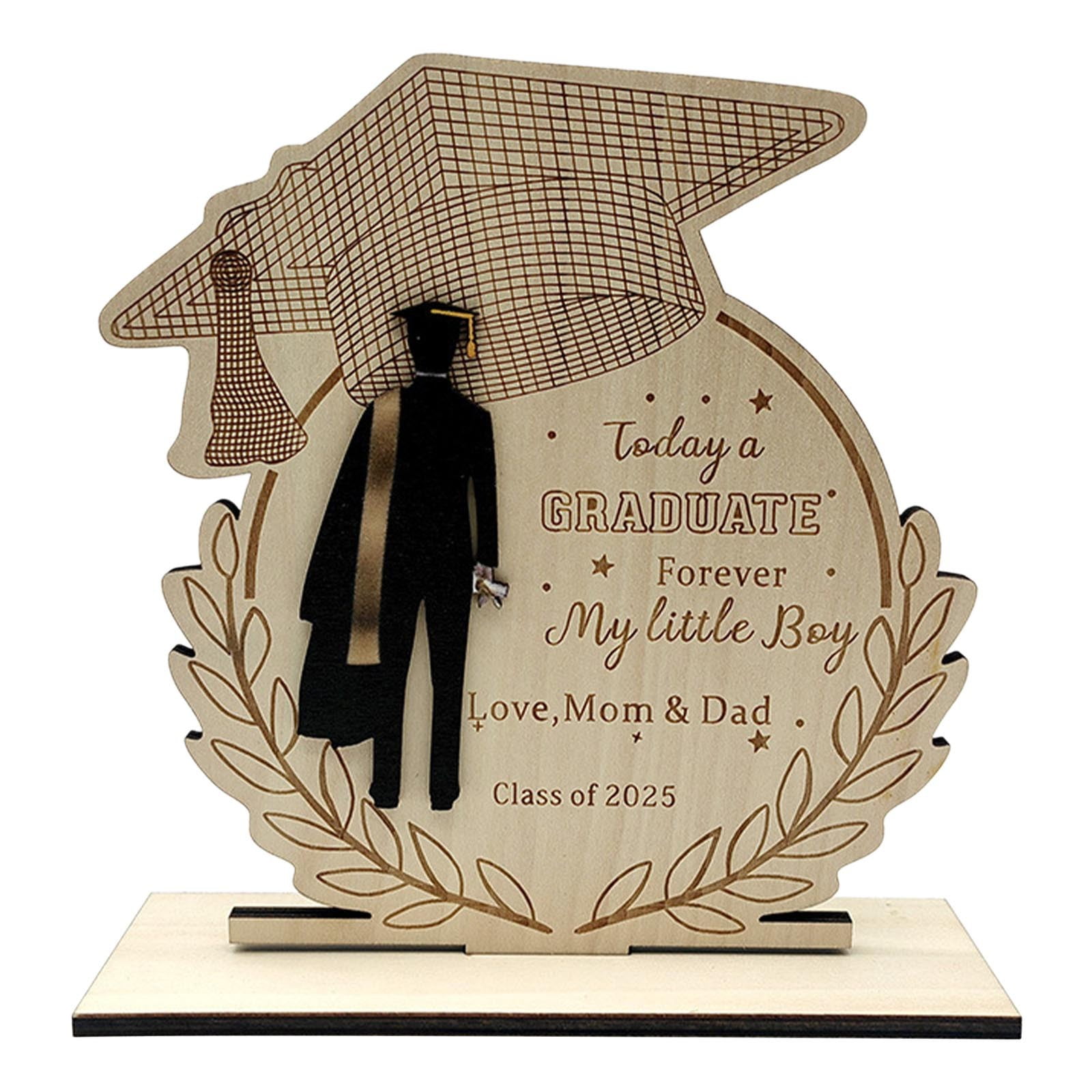 Moocorvic Personalized 2025 Graduation Decorations 2025 Wooden ...