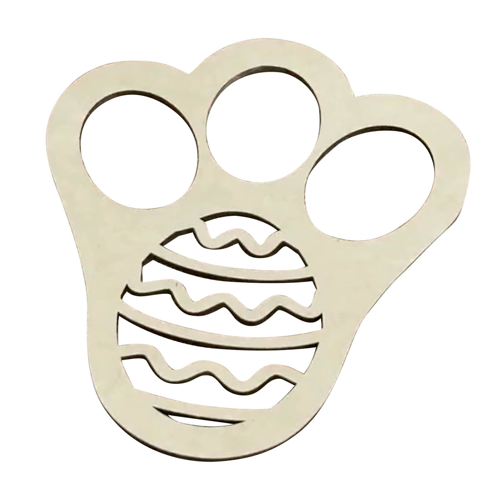 Moocorvic Reusable Easter Bunny Footprint Drawing Stencil Rabbit Paw ...