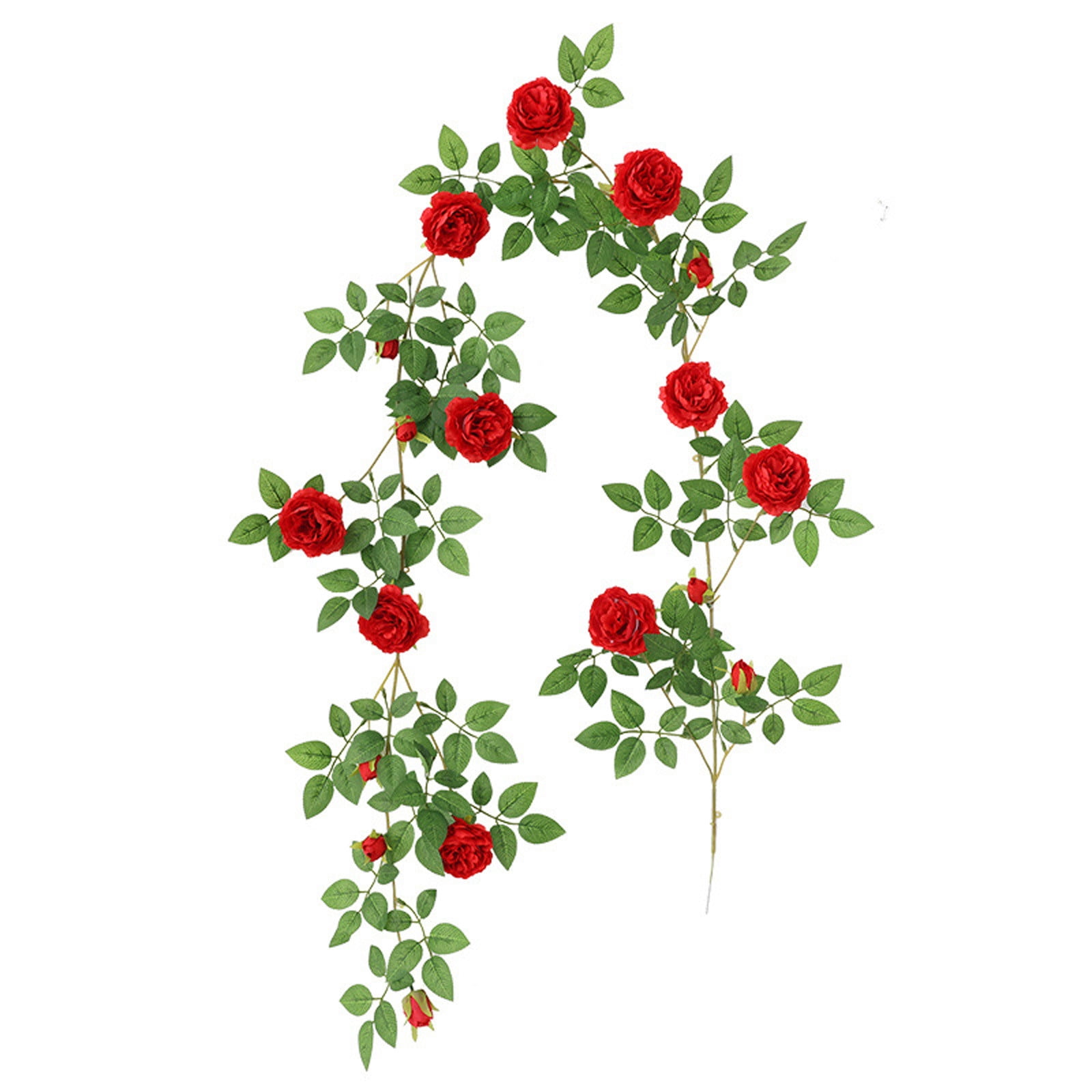 Moocorvic Roses Artificial Flowers, 6ft Rose Christmas Flowers Plants ...