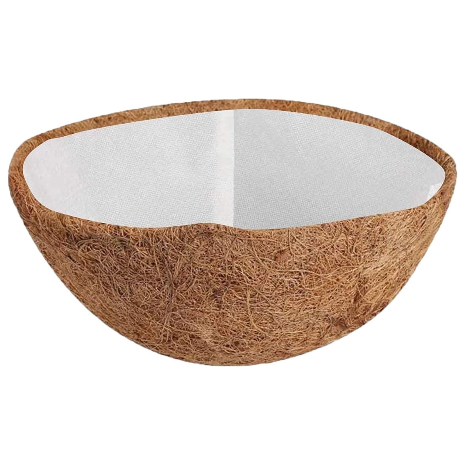 Moocorvic Round Liners Hanging Basket Natural Replacement nut Fiber ...
