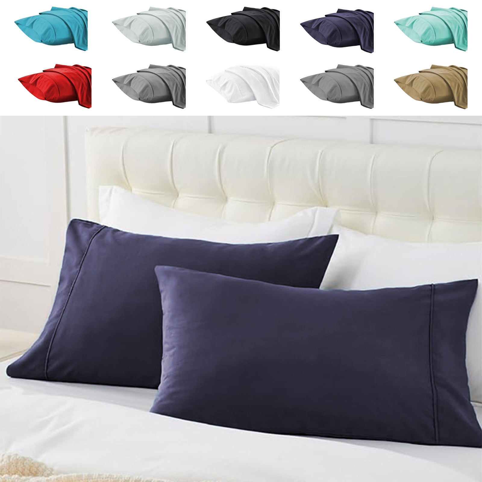 Moocorvic Satin Pillowcase Body Pillow Pillowcase Cooling with Envelope Closure, Breathable ...