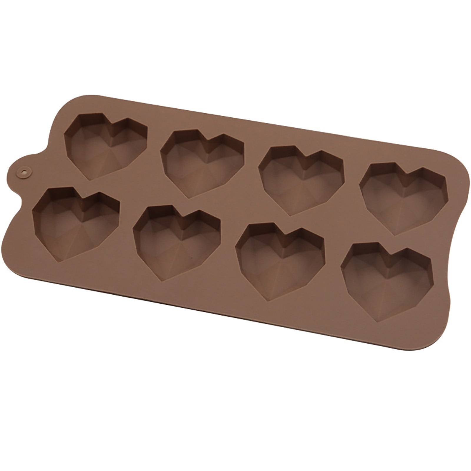 Moocorvic Silicone Molds for Baking Chocolate Cake, 8 Holes Heart ...