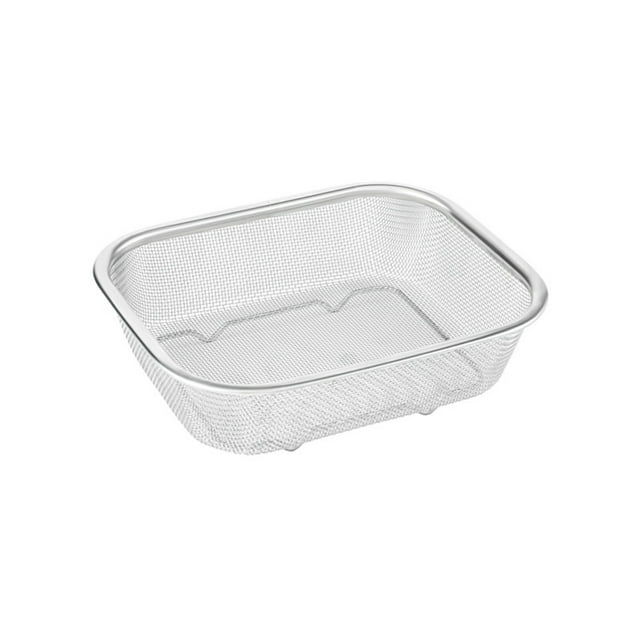 Moocorvic Stainless Steel Colander Strainer Rectangle Mesh Oil Basket ...