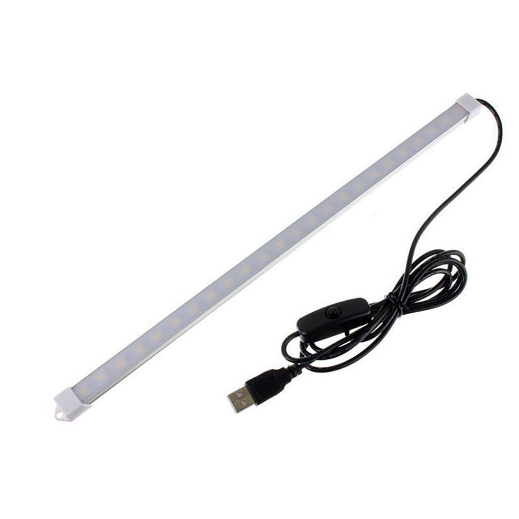 Moocorvic USB On/Off 35CM 24leds 5V SMD 5630 LED Rigid Strip Hard Bar ...